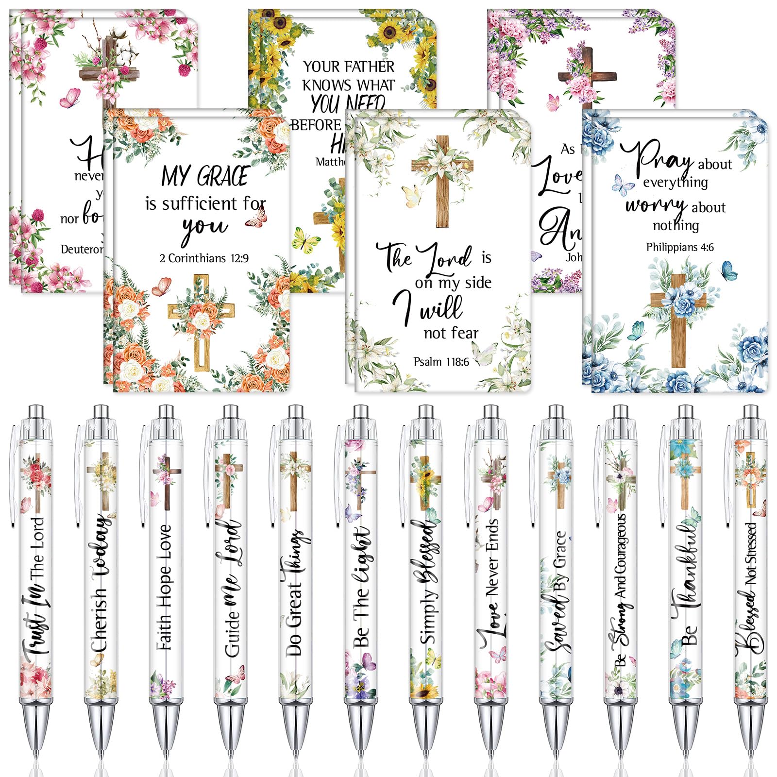 Amazon.com : Colarr 24 Pcs Christian Bulk Gifts for Women Bible Verse ...