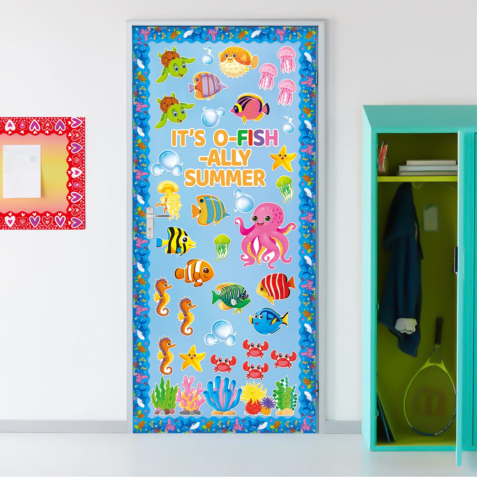 Snapklik.com : Ocean Fish Summer Bulletin Board Set Sea Animal Cutouts ...