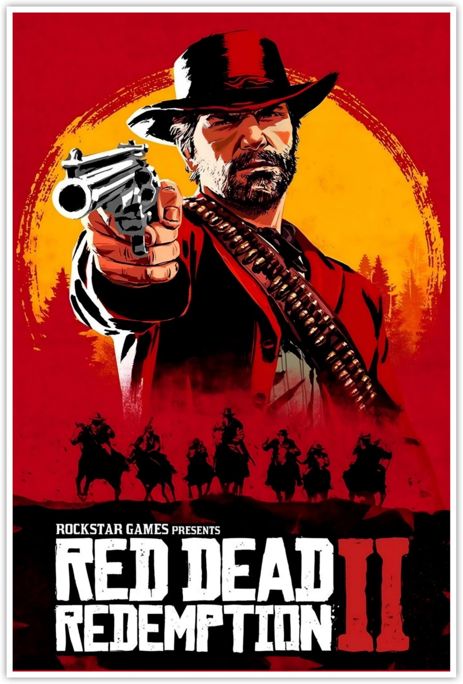 Waltractive Red Dead Redemption Poster for Wall Decoration (Red Dead ...