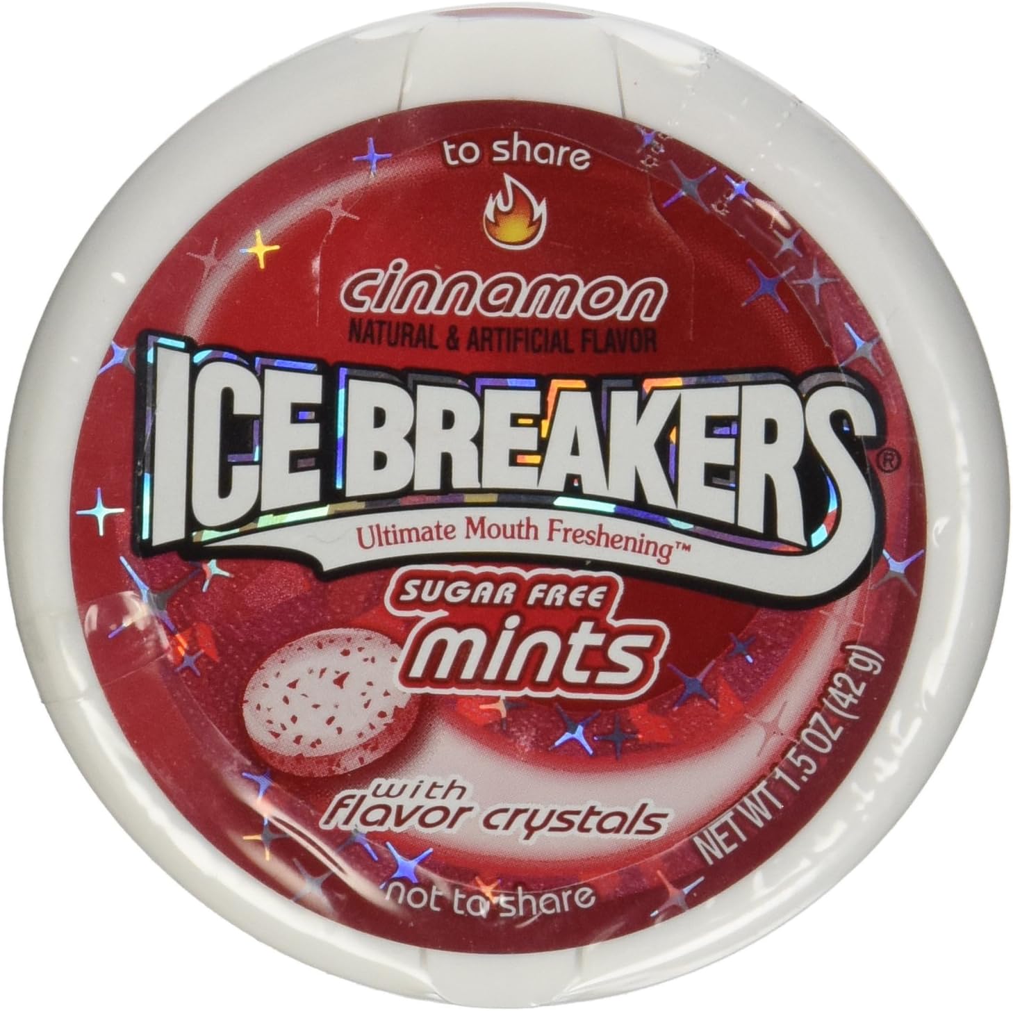 Amazon.com: Ice Breakers Cinnamon Sugar Free Mints Tins, 1.5 oz (8 Count)