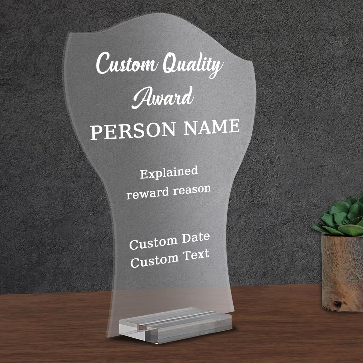 Amazon.com : Pahdecor Custom Trophy Award Plaque for Activities ...