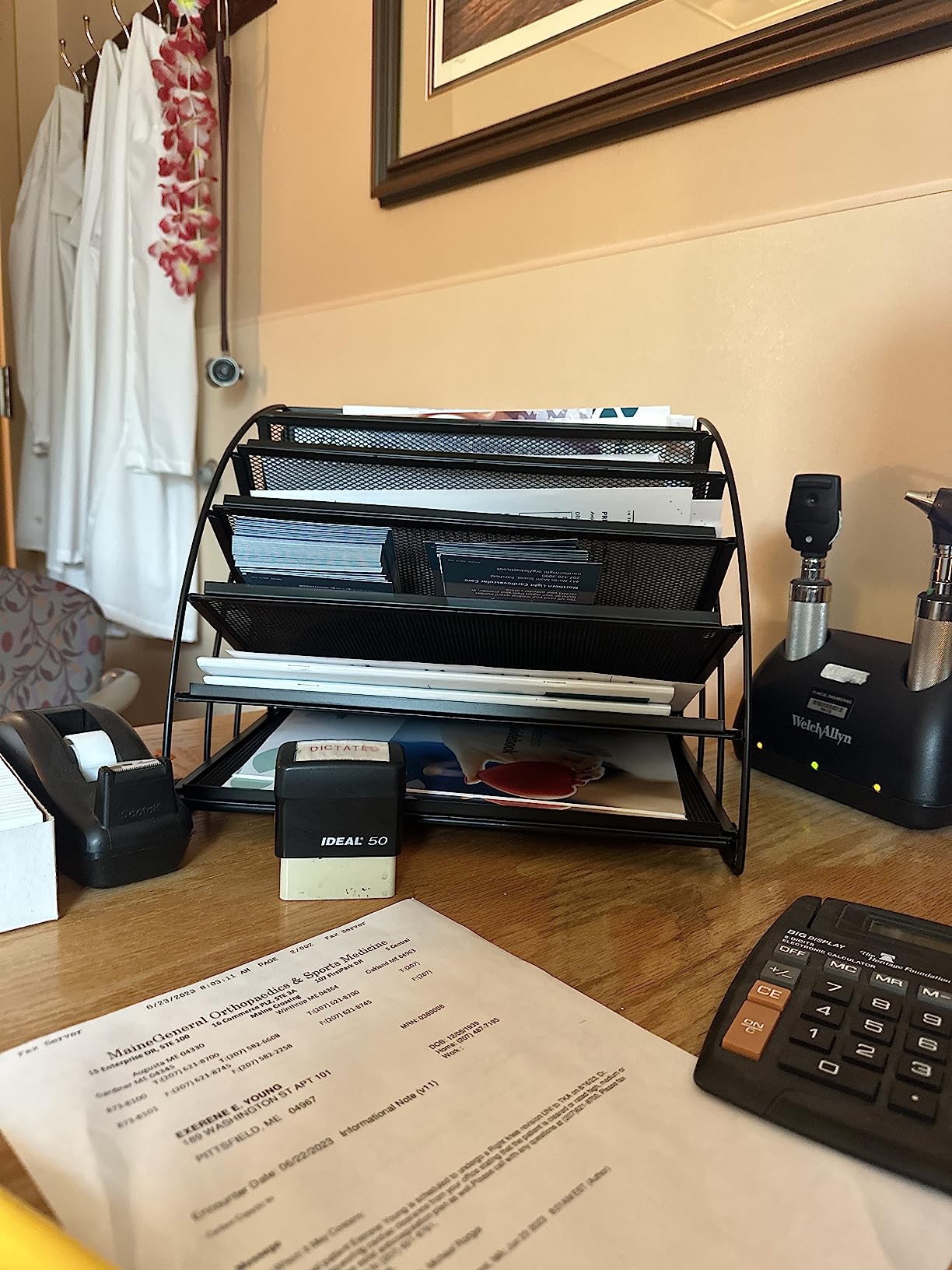 $6/mo - Finance SUPEASY Fan Shaped Desk File Organizer, 6 Compartments ...