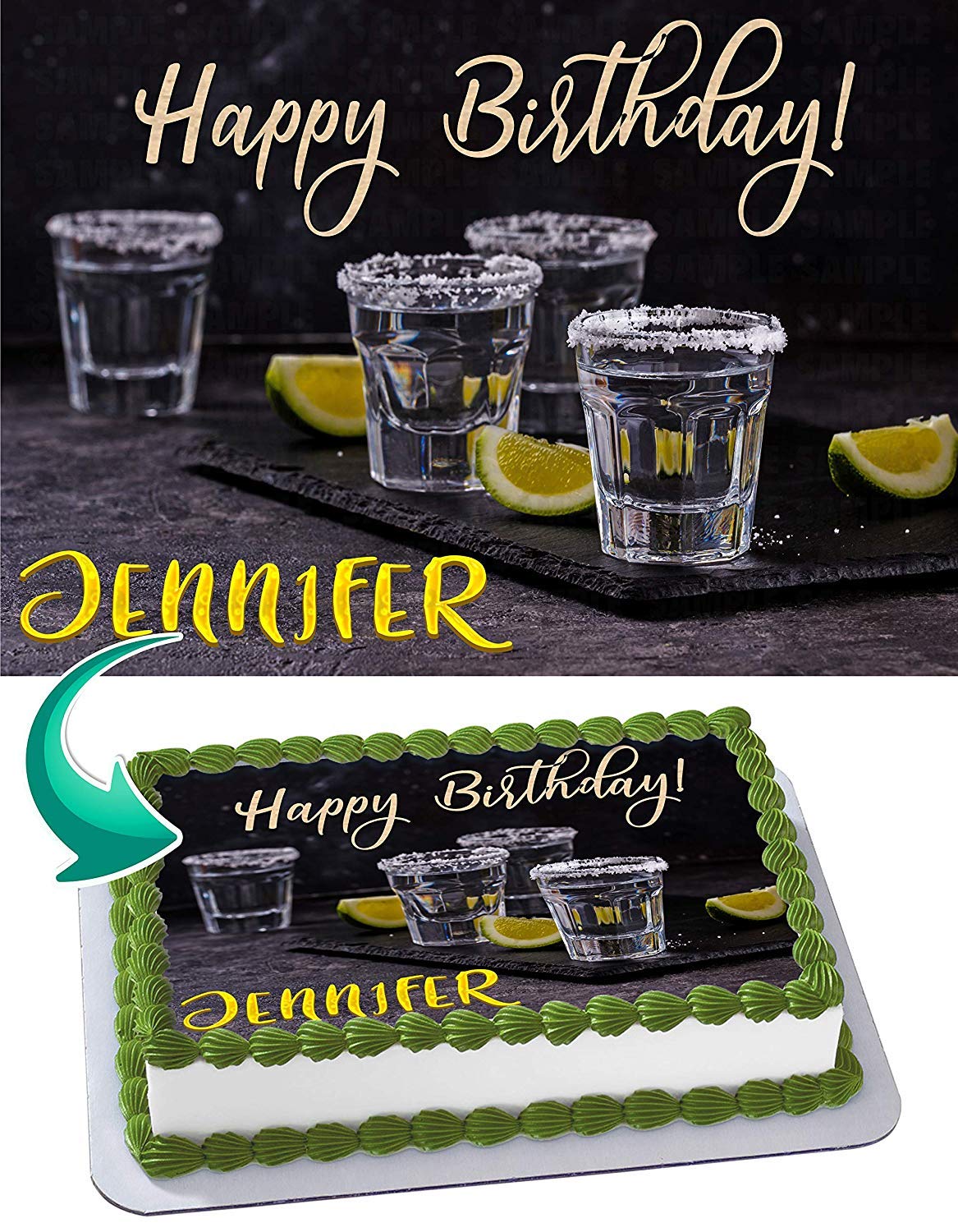 Happy Birthday Tequila Shots