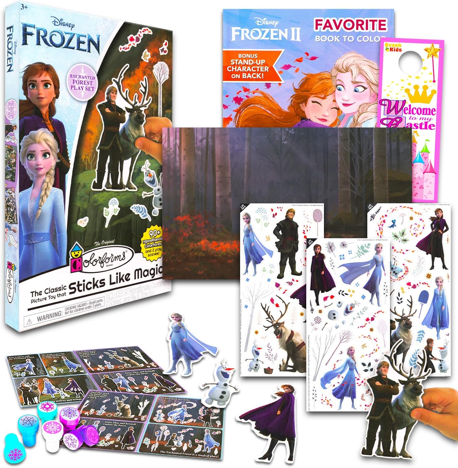 Disney Frozen Mess-Free Activity Set - Bundle with Frozen Colorforms ...