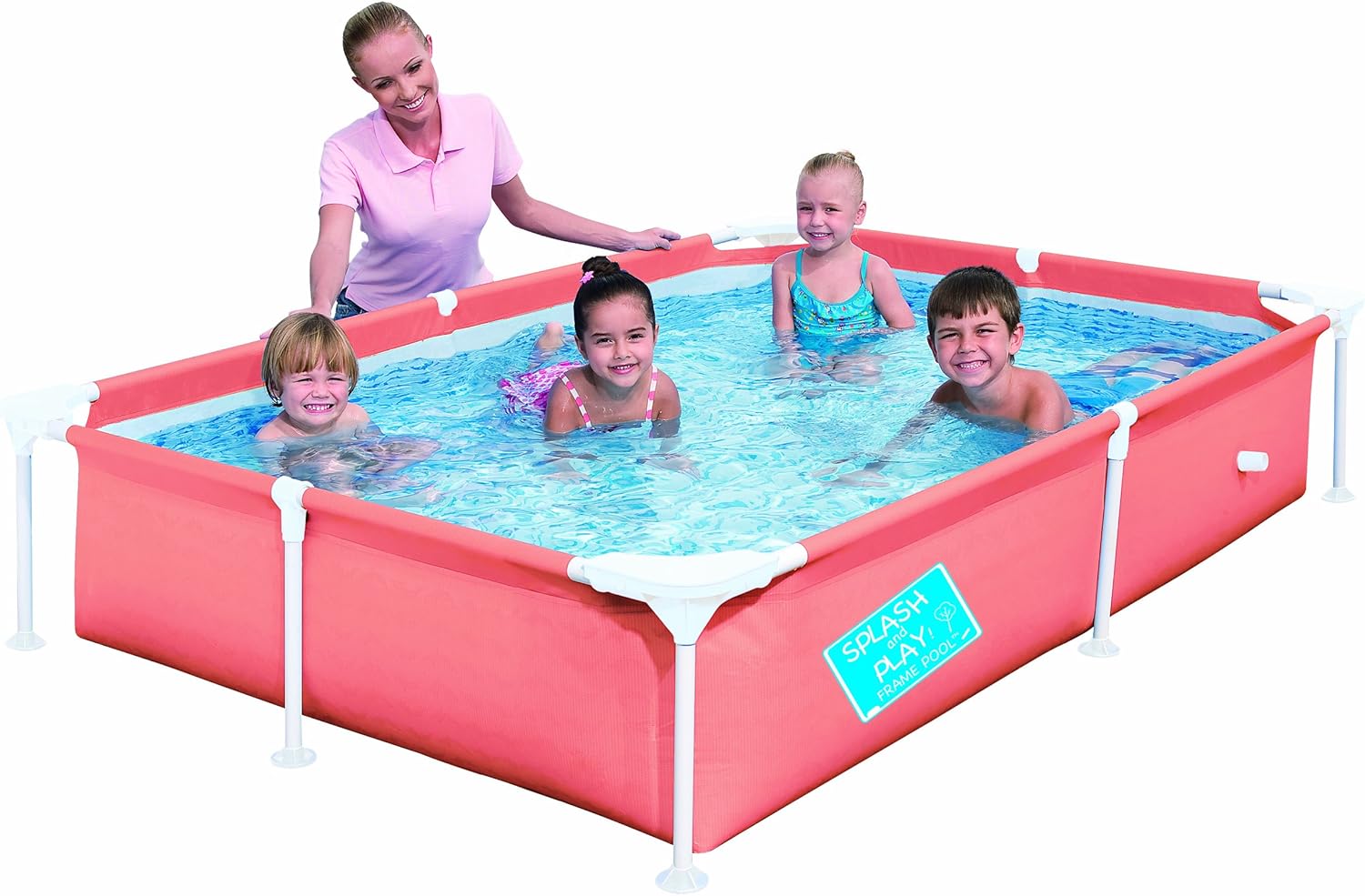 Amazon.com: H2OGO! My First Frame Pool 87" x 59" x 17" : Patio, Lawn ...