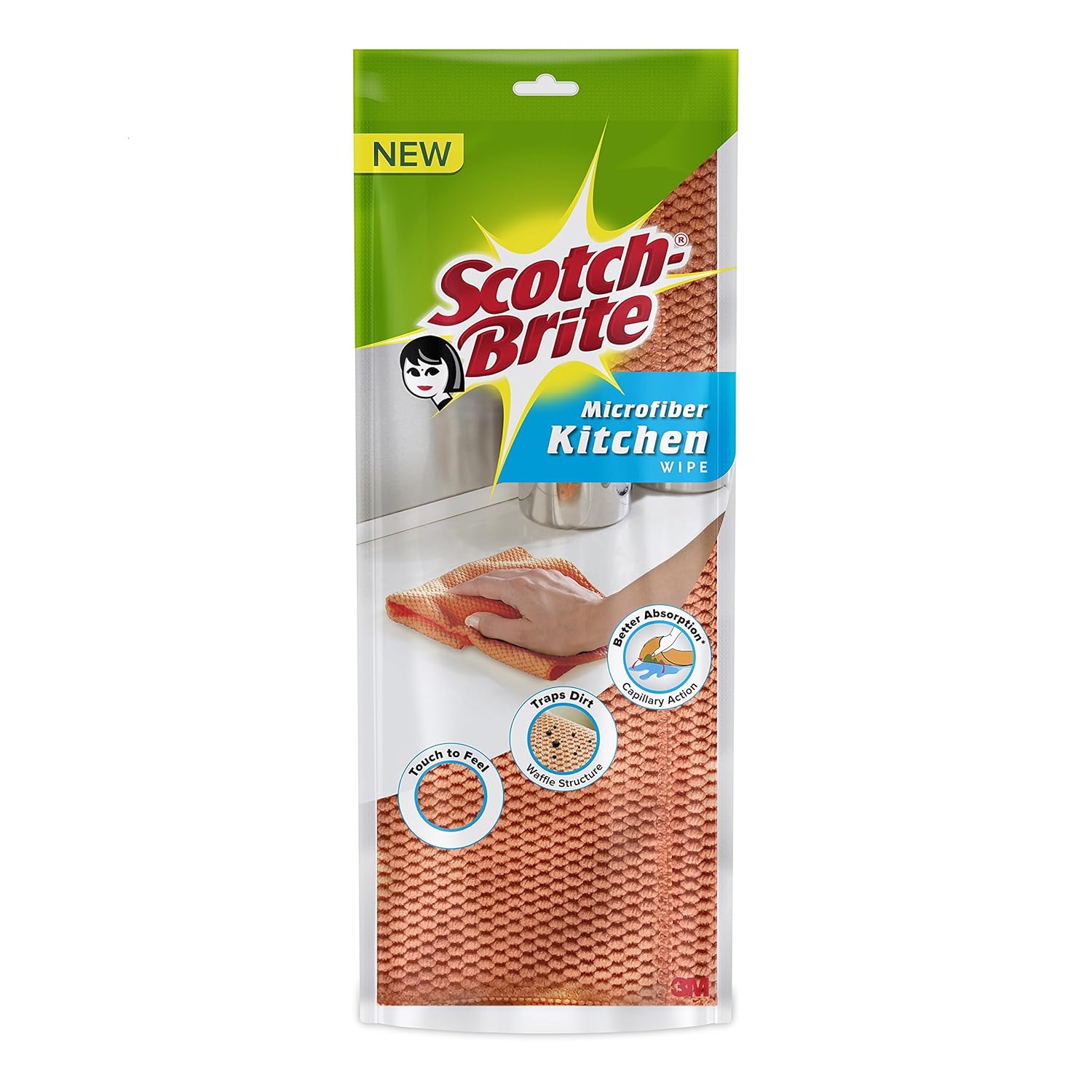 Scotch-Brite Microfiber Kitchen Wipe : Amazon.in: Home & Kitchen