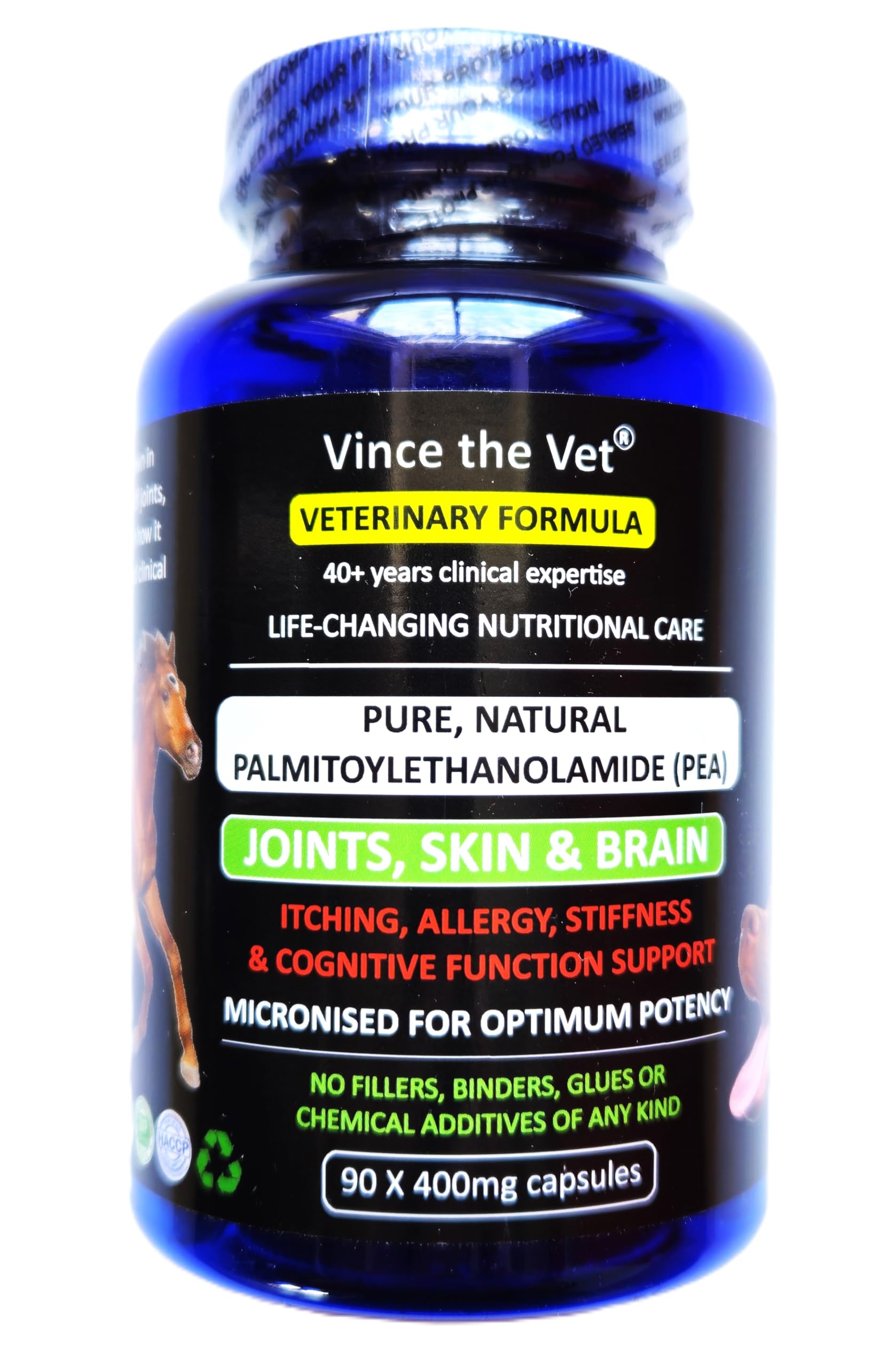 Vince the Vet - Pure & Natural Joint, Skin & Brain Support Capsules for ...