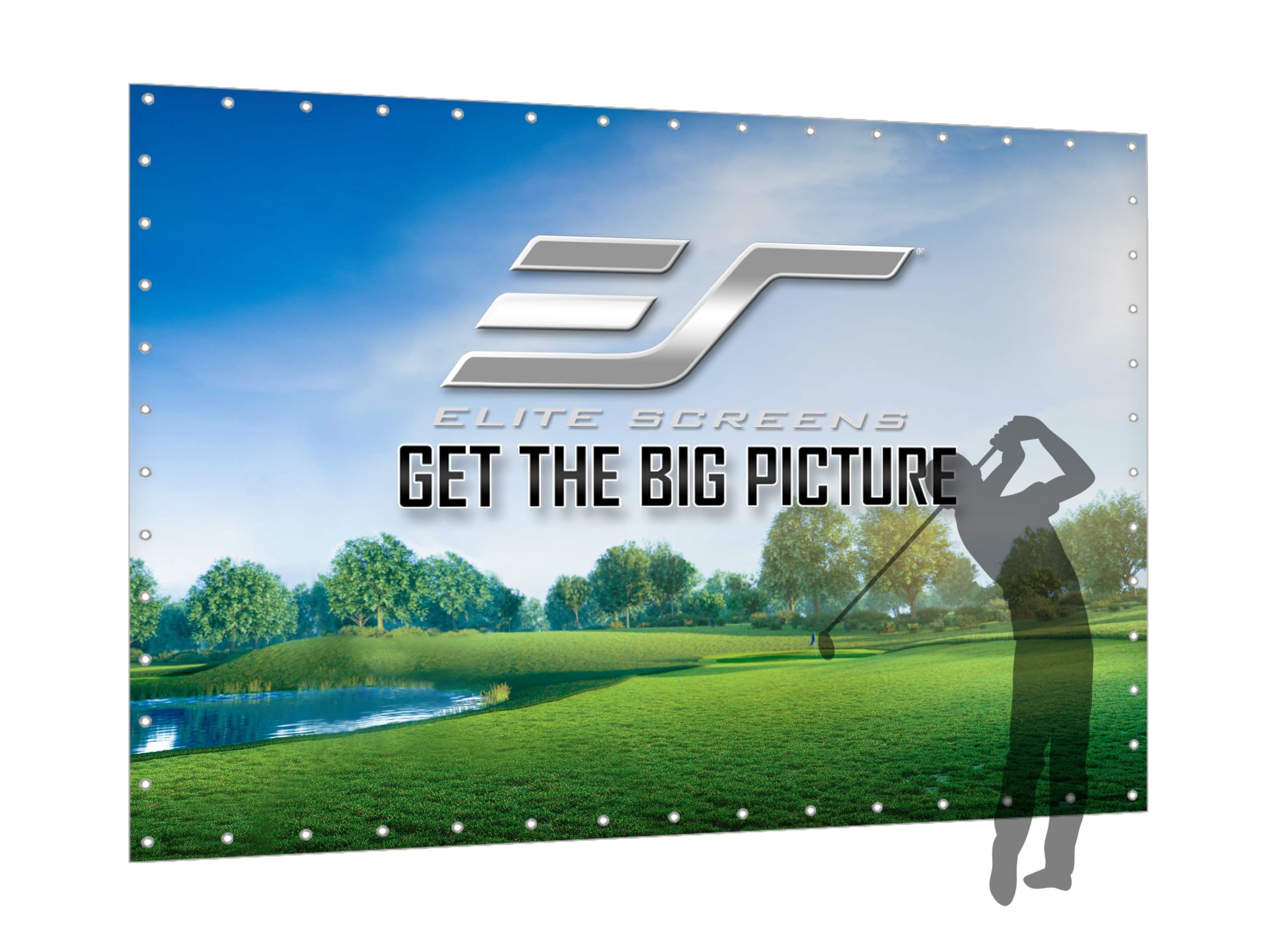 Amazon.com: Elite Screens GolfSim DIY, 10'x13' Golf Simulator Impact ...