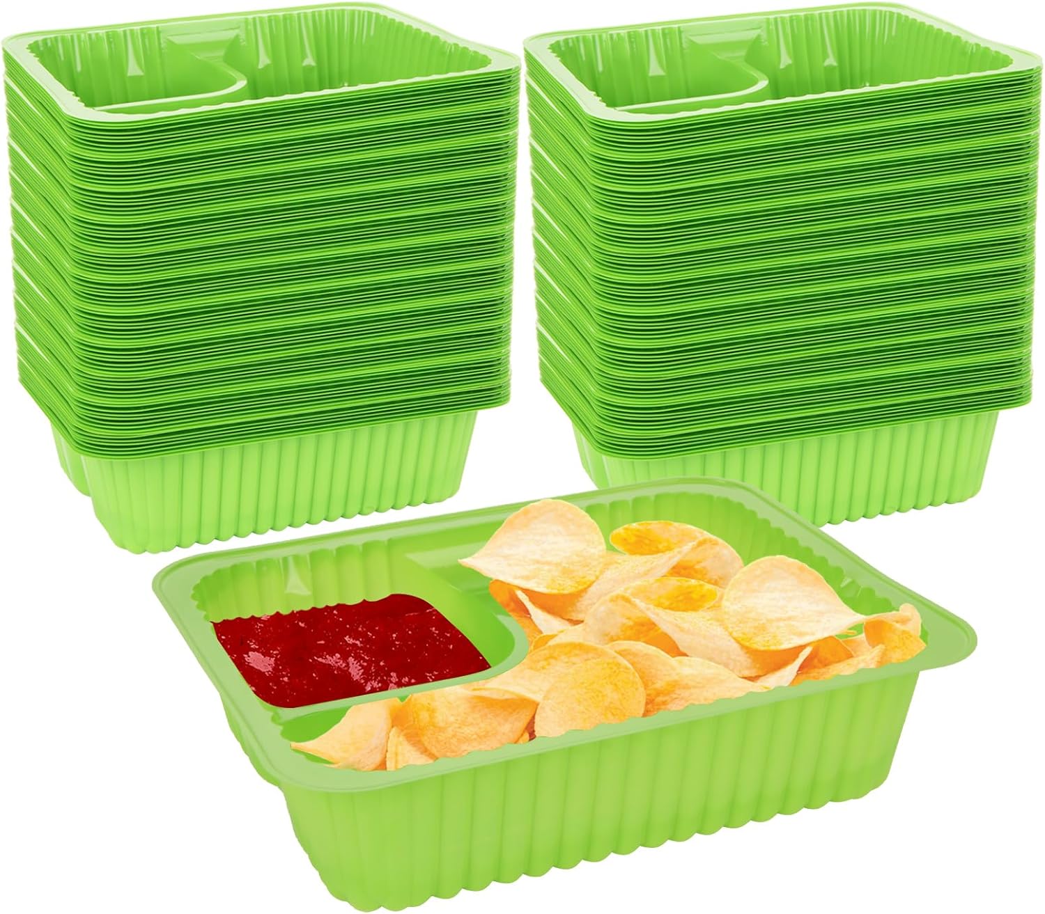 Amazon.com: 400PCS Nacho Trays for Party, 6x5 inches Plastic Nacho ...