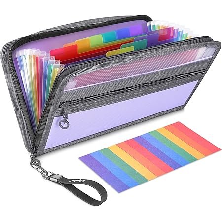 Amazon.com : Nicecho Receipt Coupon Organizer, 13 Pockets Small ...