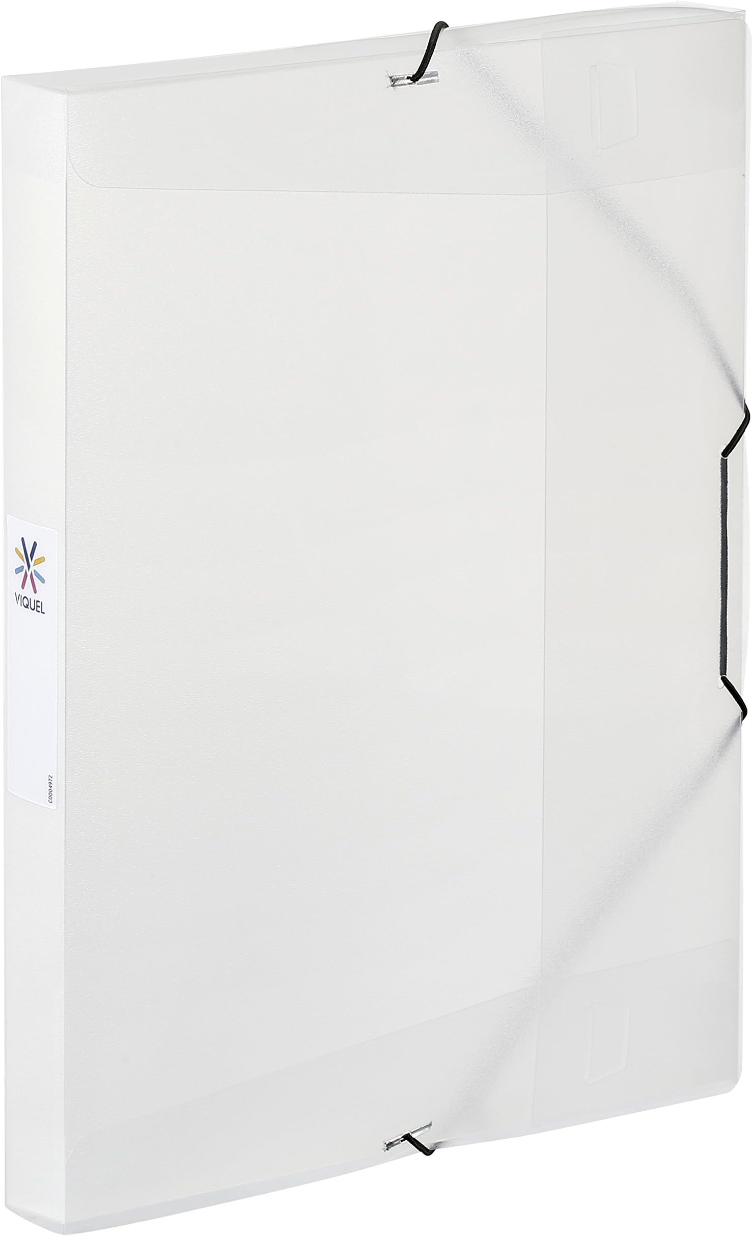 Viquel - Plastic Folder with Elastic Bands - A4 Size File Box ...