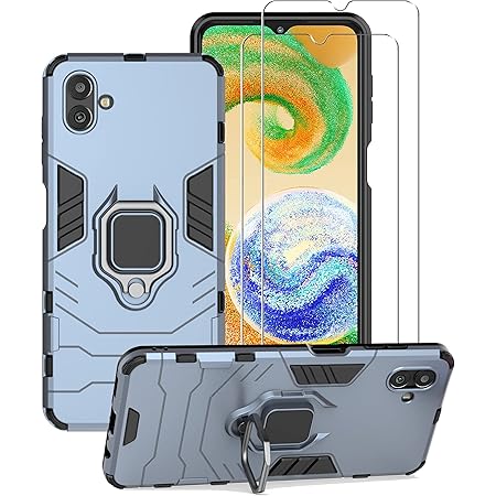 ZMONE Funda para Samsung Galaxy A04 Case Mica de Vidrio Cristal ...