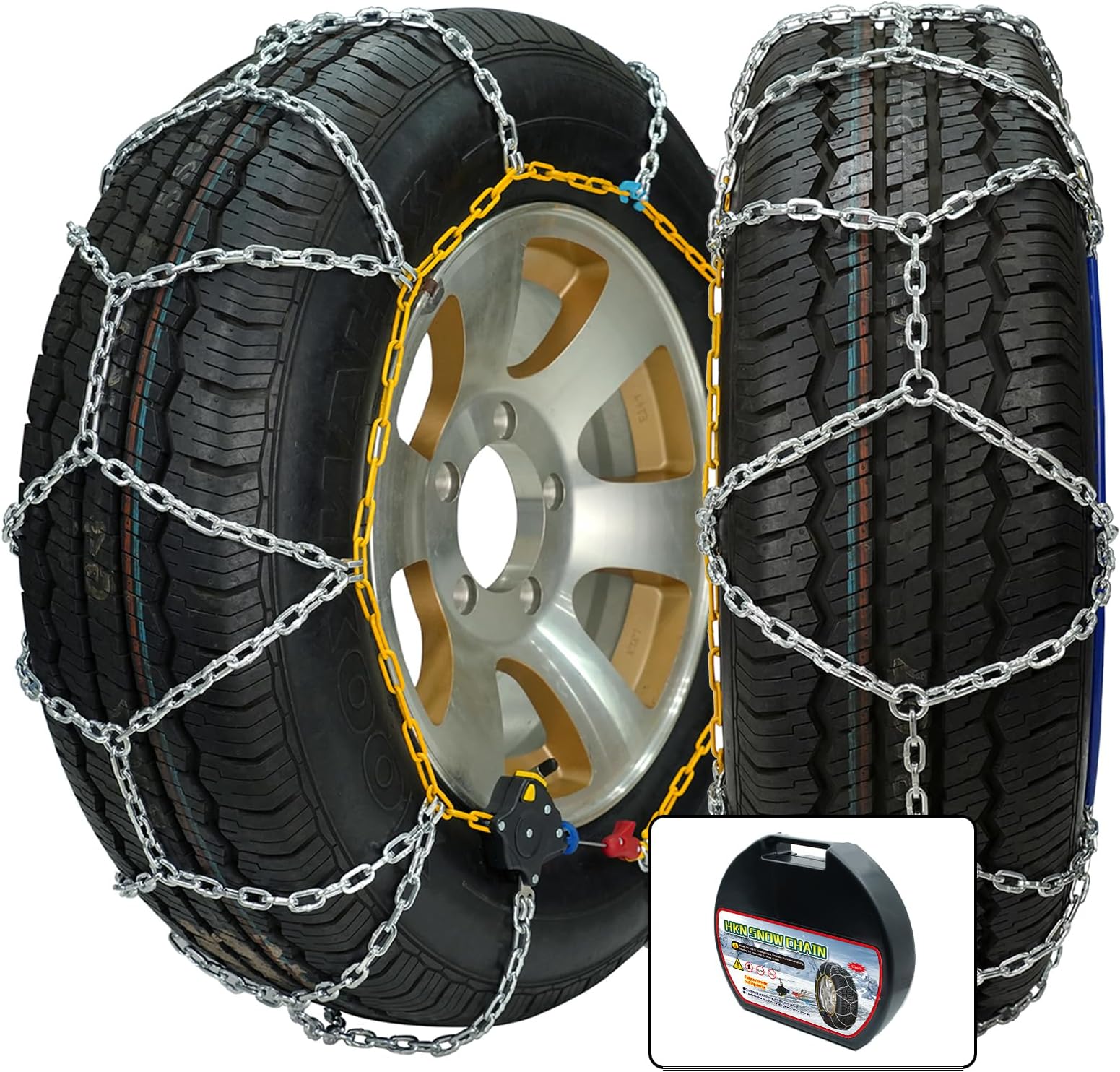 Amazon.com: Auto Fixing Snow Chains Tire Chains For Cars Suv Pickup ...
