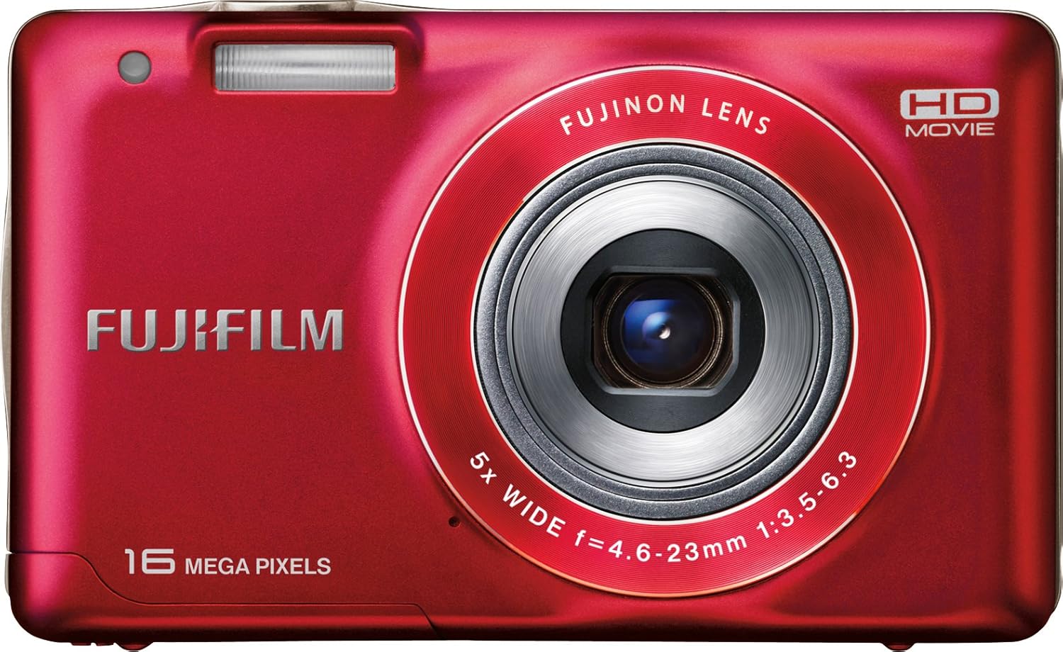 Amazon.com : Fujifilm FinePix JX580 Digital Camera (Red) : Point And ...