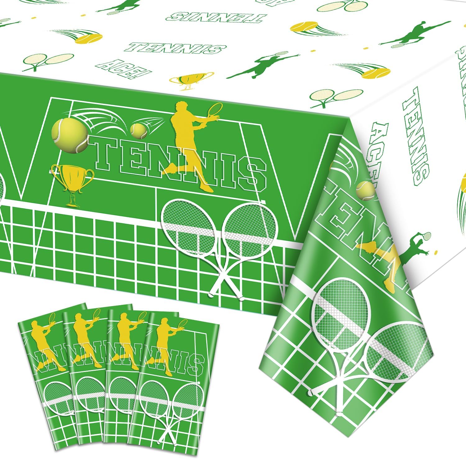 Amazon.com: BLUE PANDA 3 Pack Princess Tablecloths for Princess ...