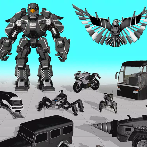 Real Flying Hawk Robot Transform Car Simulator Game - Robot ...
