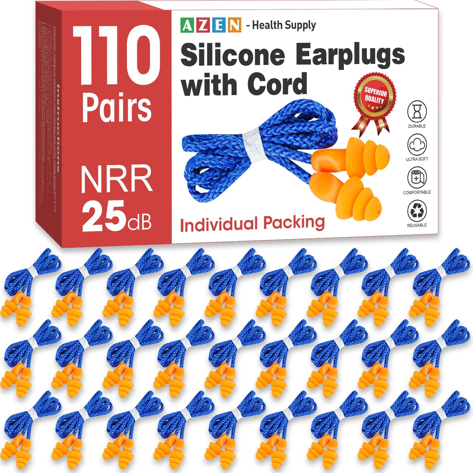 Amazon.com: Ear Plugs for Sleeping Noise Cancelling - BUENSUENO ...