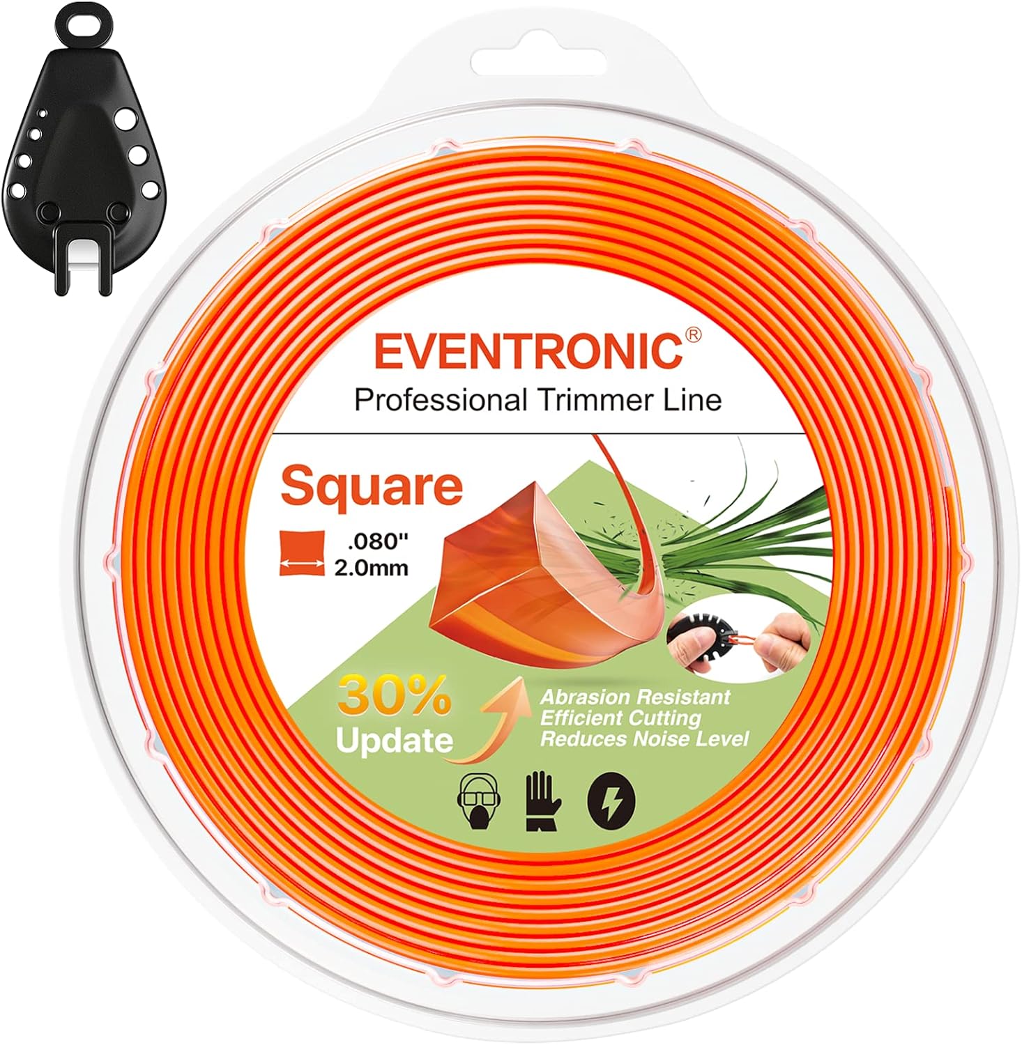 Amazon.com : Eventronic String Trimmer Line .080", Square Weed Eater ...