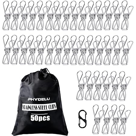 Amazon.com: Zubebe 200 Pack Round Wooden Clothespins Vintage Dolly ...