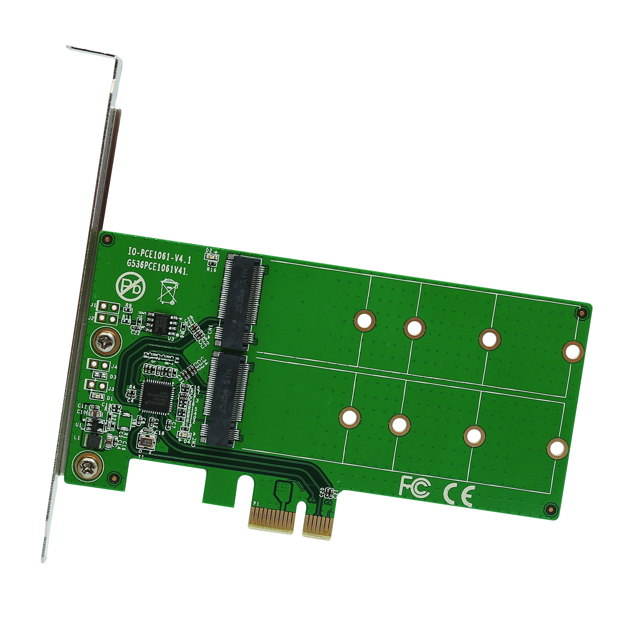 Buy 2 Port M 2 SSD To PCI e X1 Adapter B Or B M Key SI PEX40115