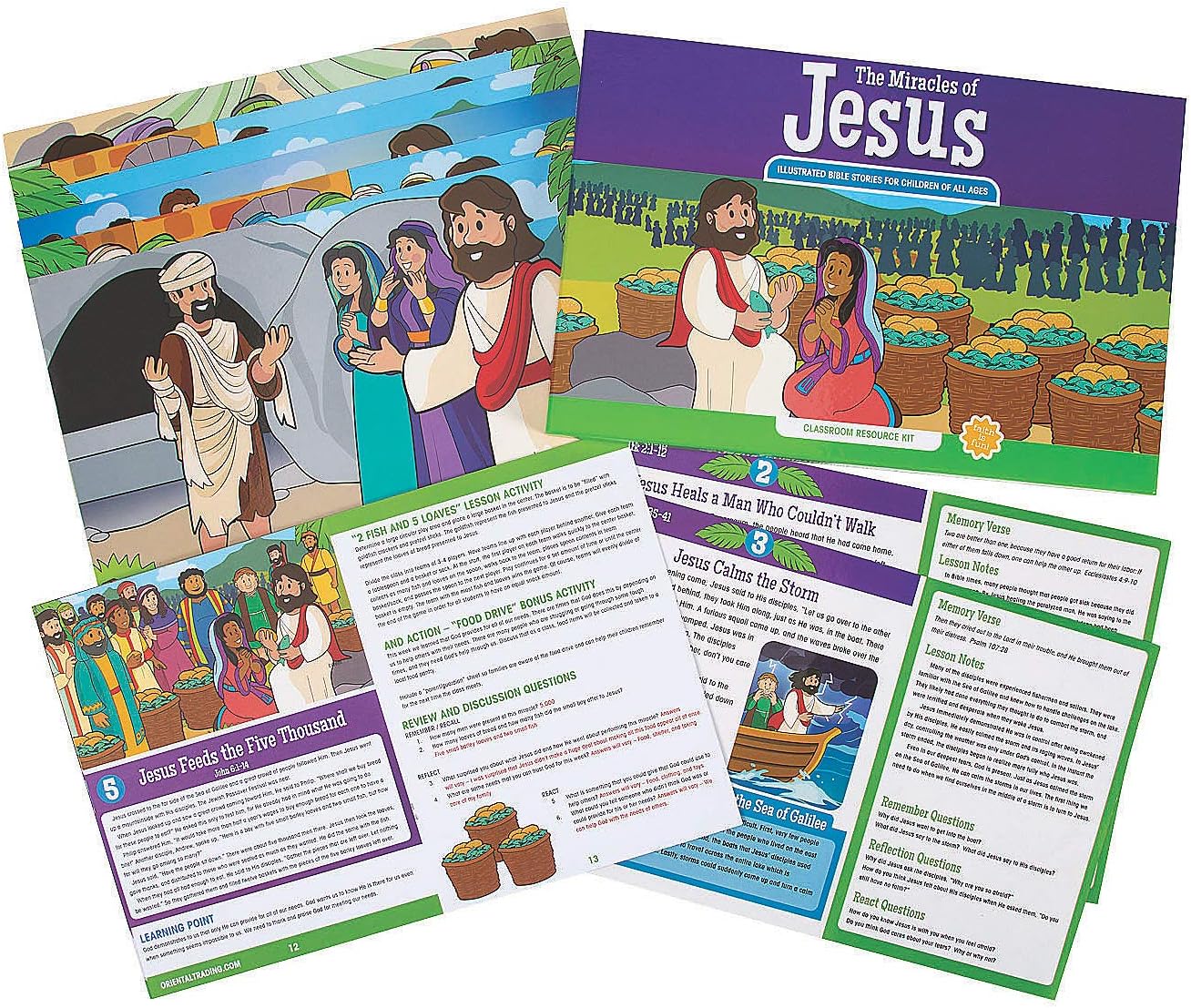 Amazon.com: Fun Express Miracles of Jesus Teacher Companion ...