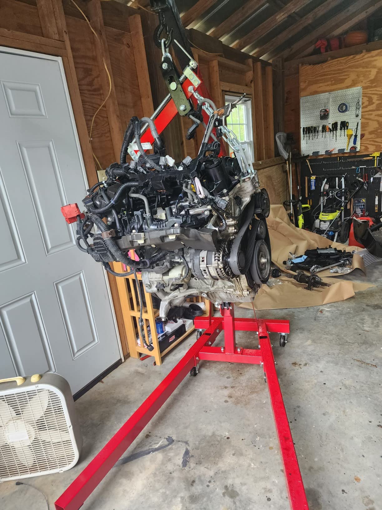 $11/mo - Finance Engine Hoist, 2 Ton (4000lbs) Heavy Duty Folding ...