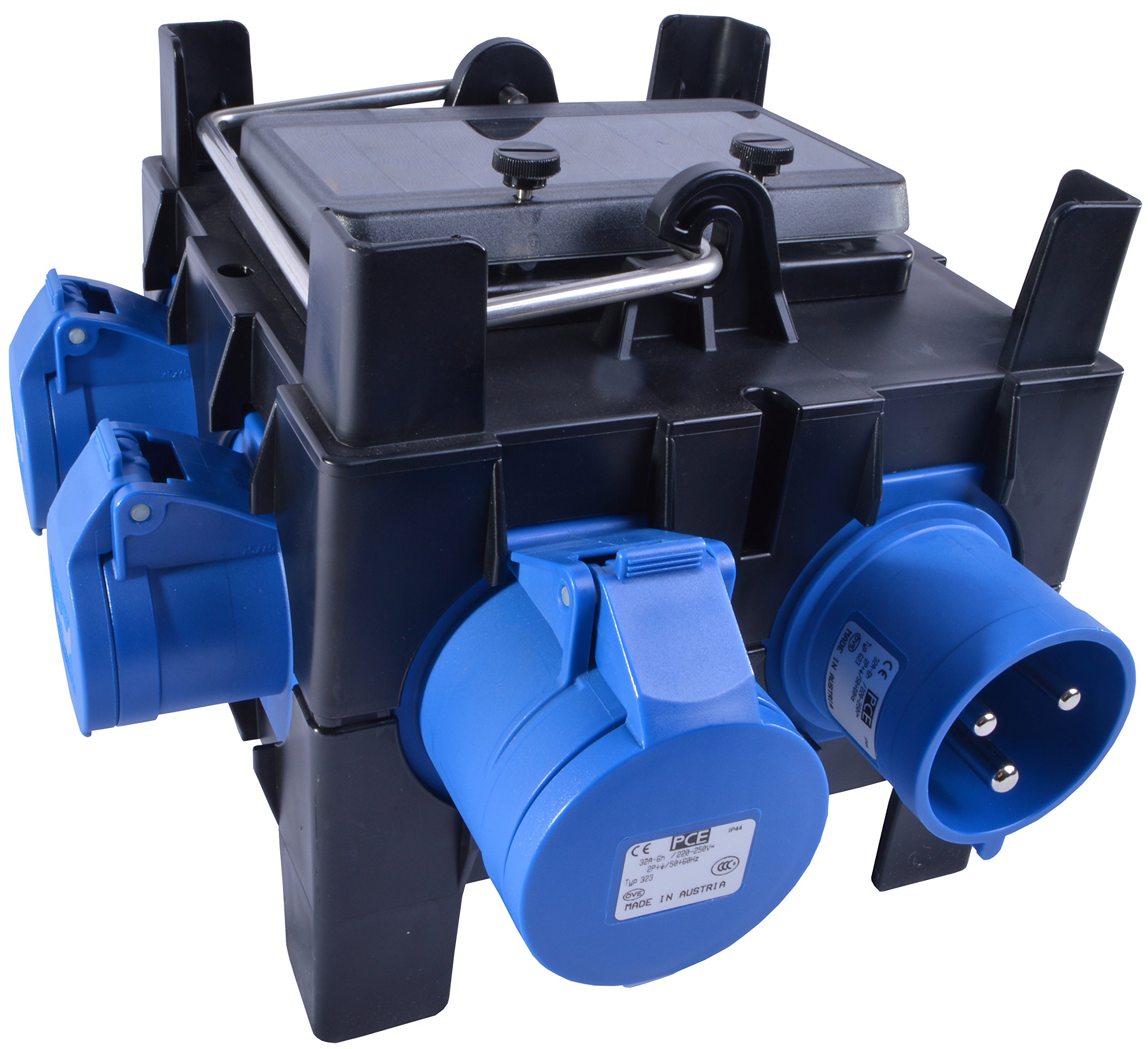 Buy 32 AMP 240V Input to 1x 32 AMP Feed Through, 3x 16 AMP and 3x 13 ...