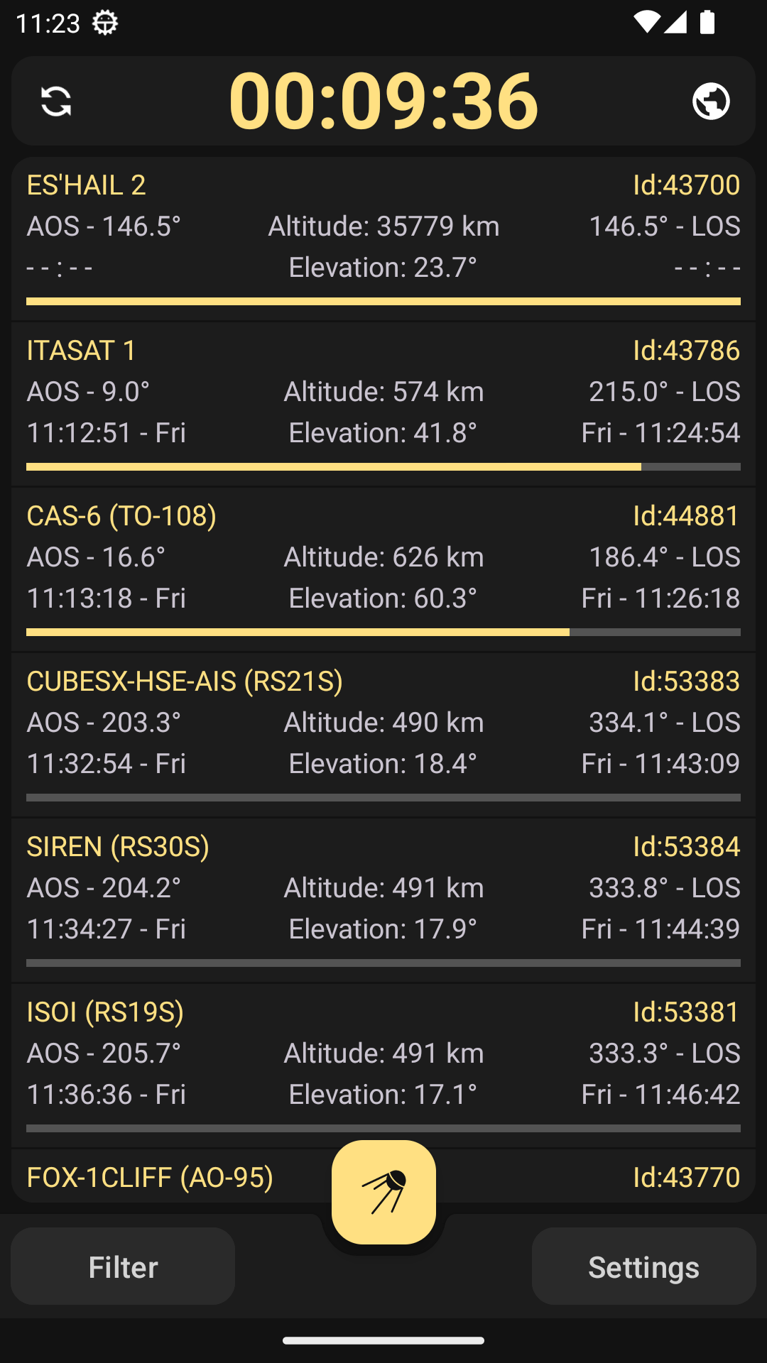 Look4Sat: Satellite tracker - App on Amazon Appstore