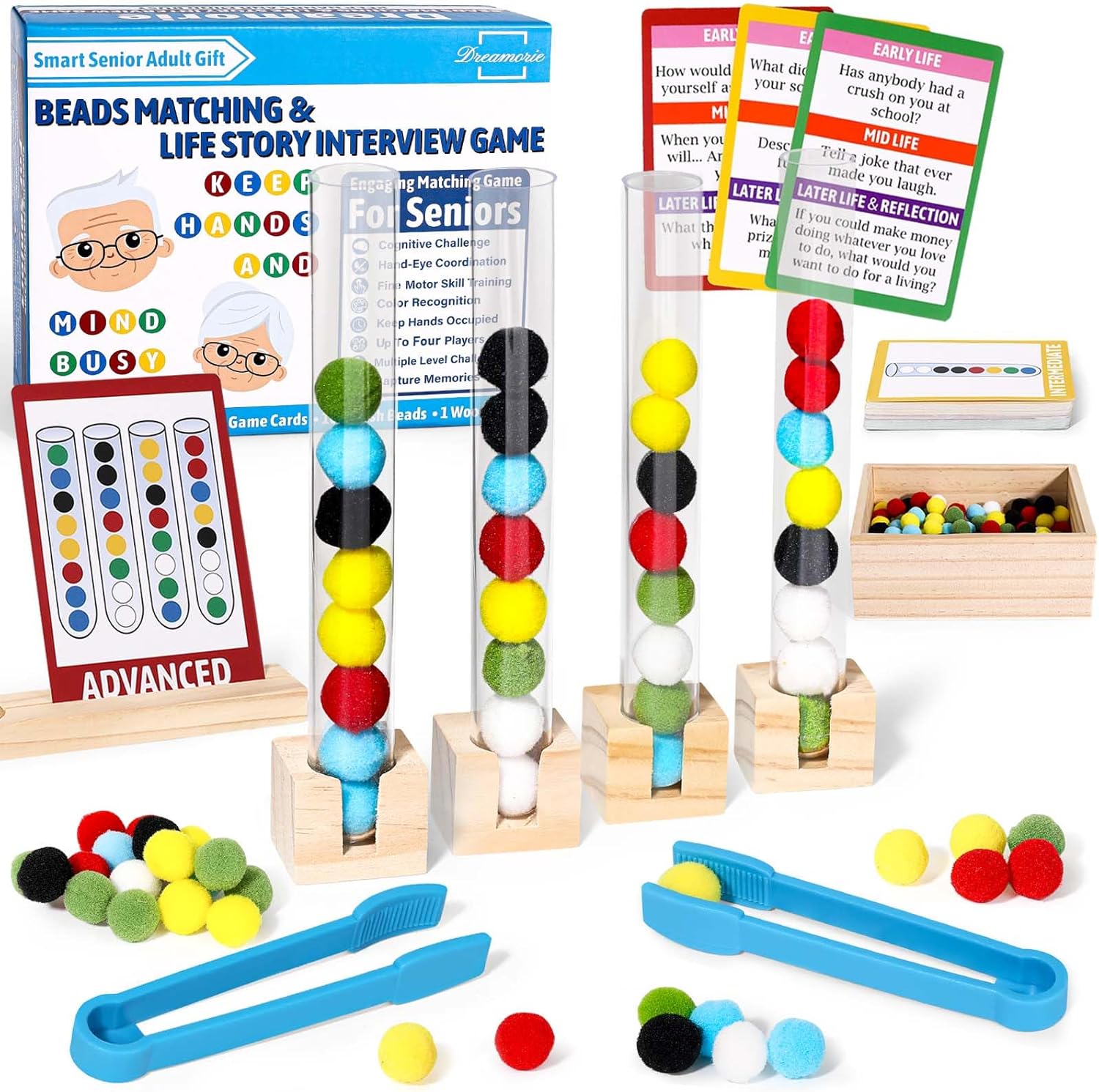Color Sorting & Matching Games for Seniors, Dementia Activities for ...
