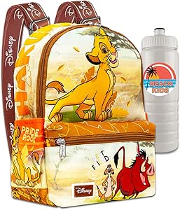 Amazon.com | Lion King Mini Backpack for Kids Set - Bundle with 13 ...