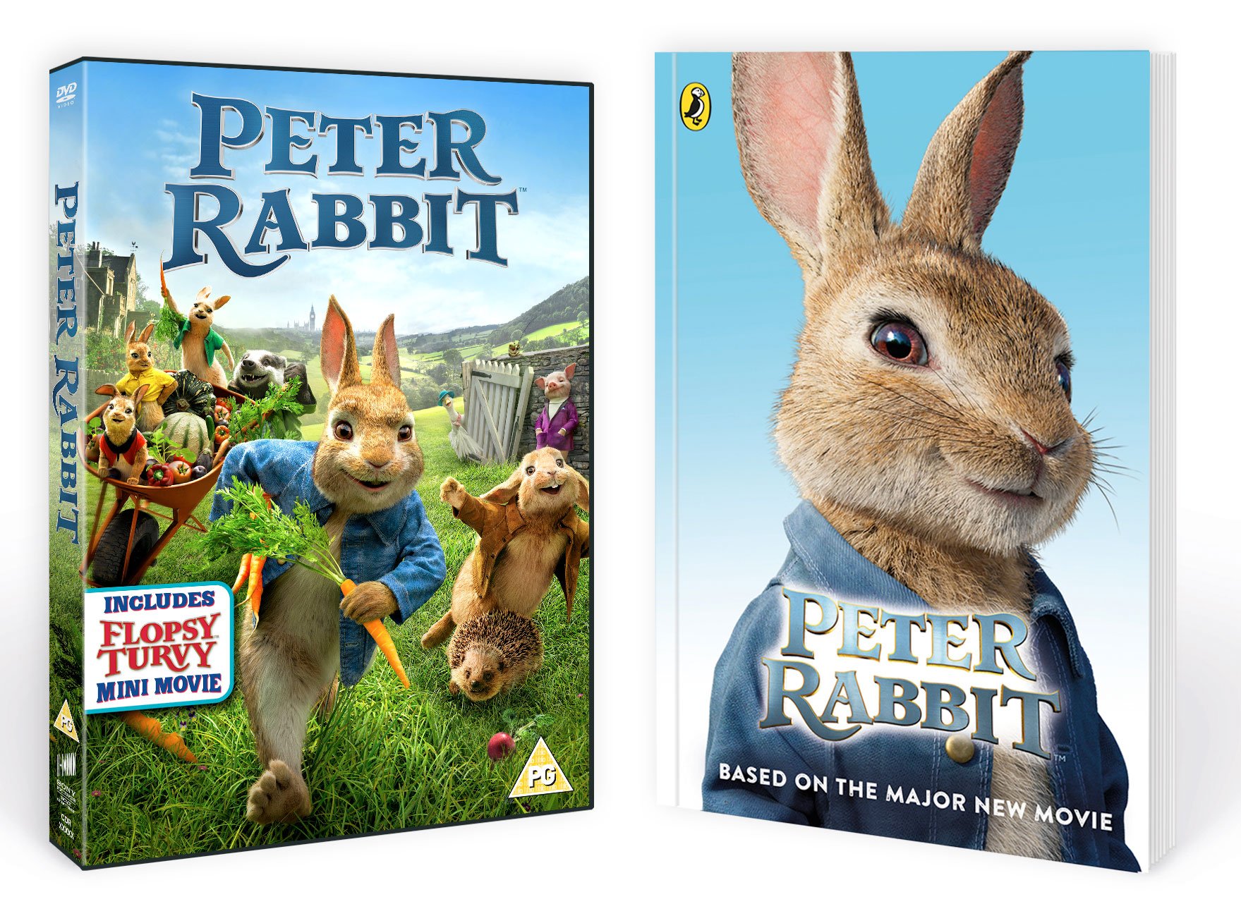 Peter Rabbit [DVD + Book] [Pre-order Edition] [2018]: Amazon.co.uk ...