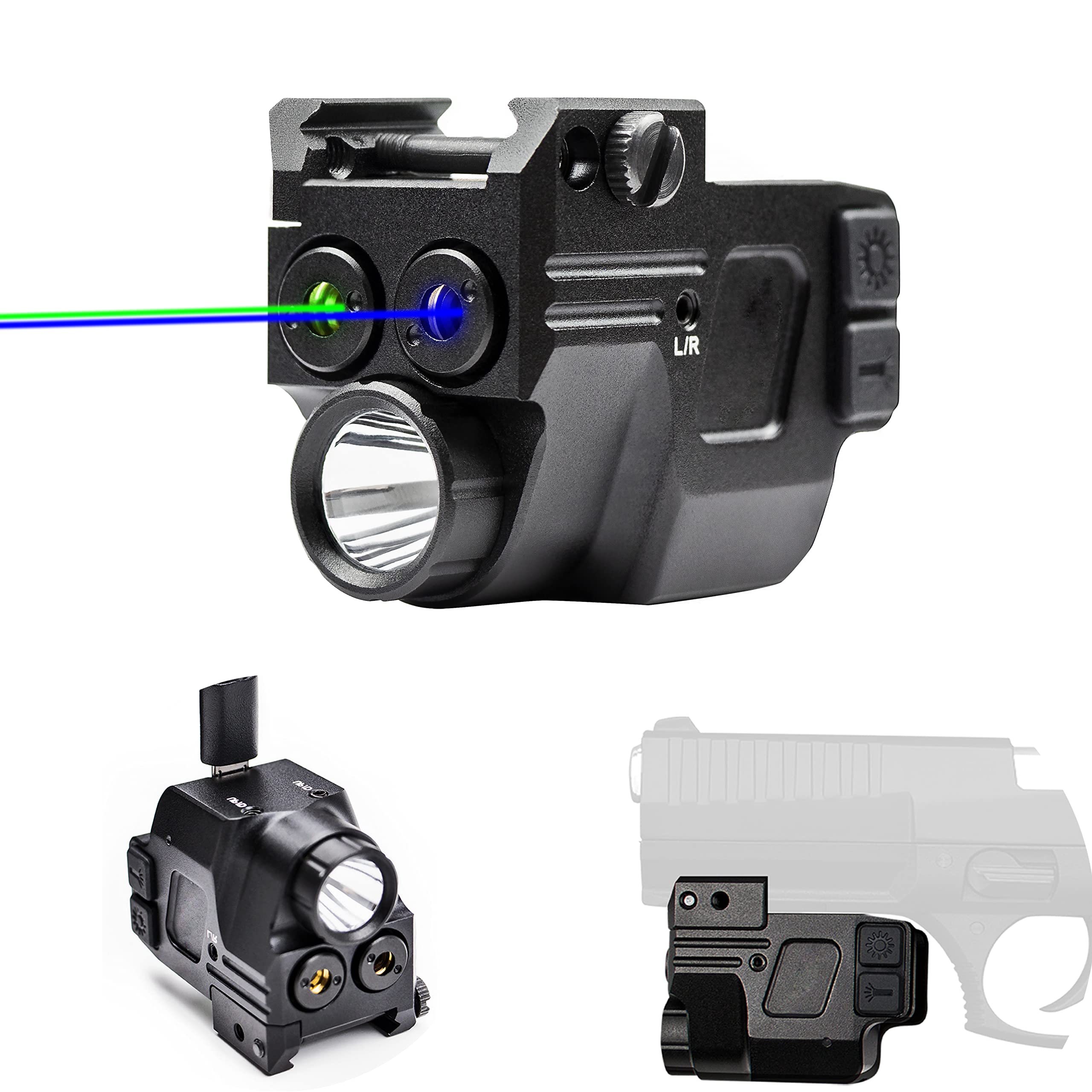 Buy JUJISHOU Blue Laser for Pistol & Green Laser for Pistol, Compact ...