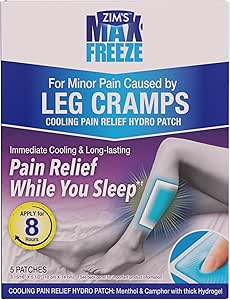 Amazon.com: Zims Max Freeze Leg Cramp Patch, 5 Count : Health & Household