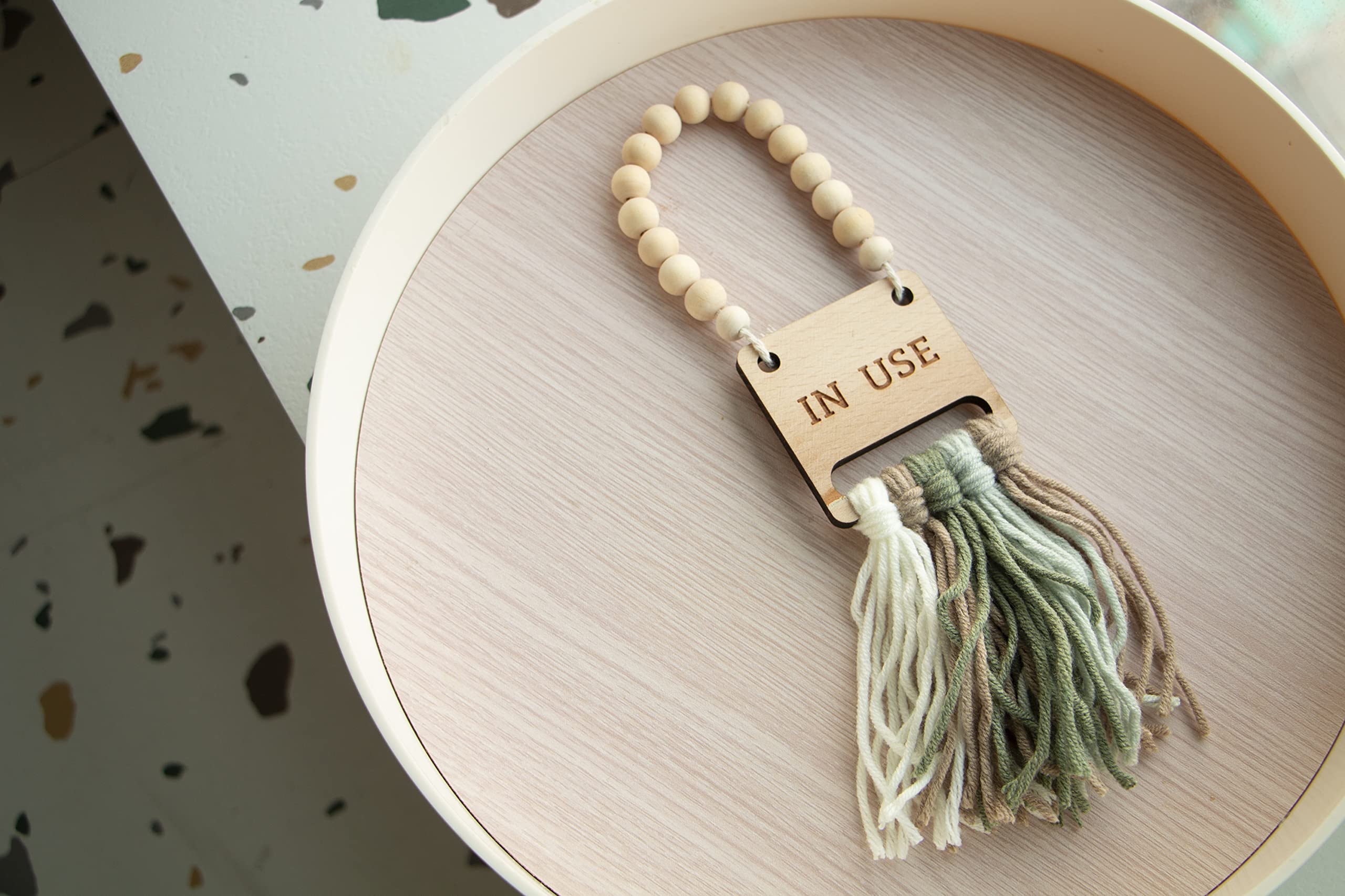 Snapklik.com : Decocove In Use Vacant Sign - Door Hanger Sign For Home