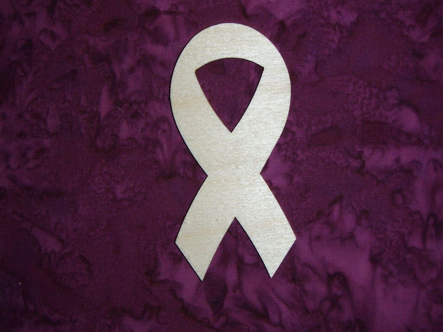 Amazon.com: Ribbon Shape Cutout Unfinished Wood Ribbons 6pcs Artistic ...