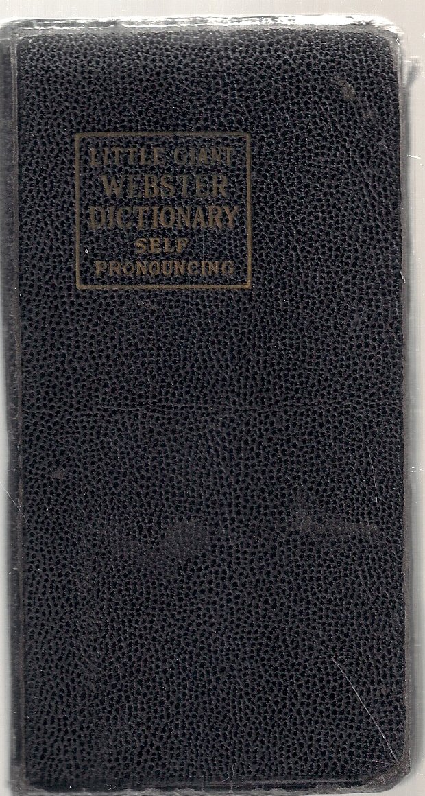 Little Giant Webster Self-Pronouncing Dictionary (West Pocket Webster ...