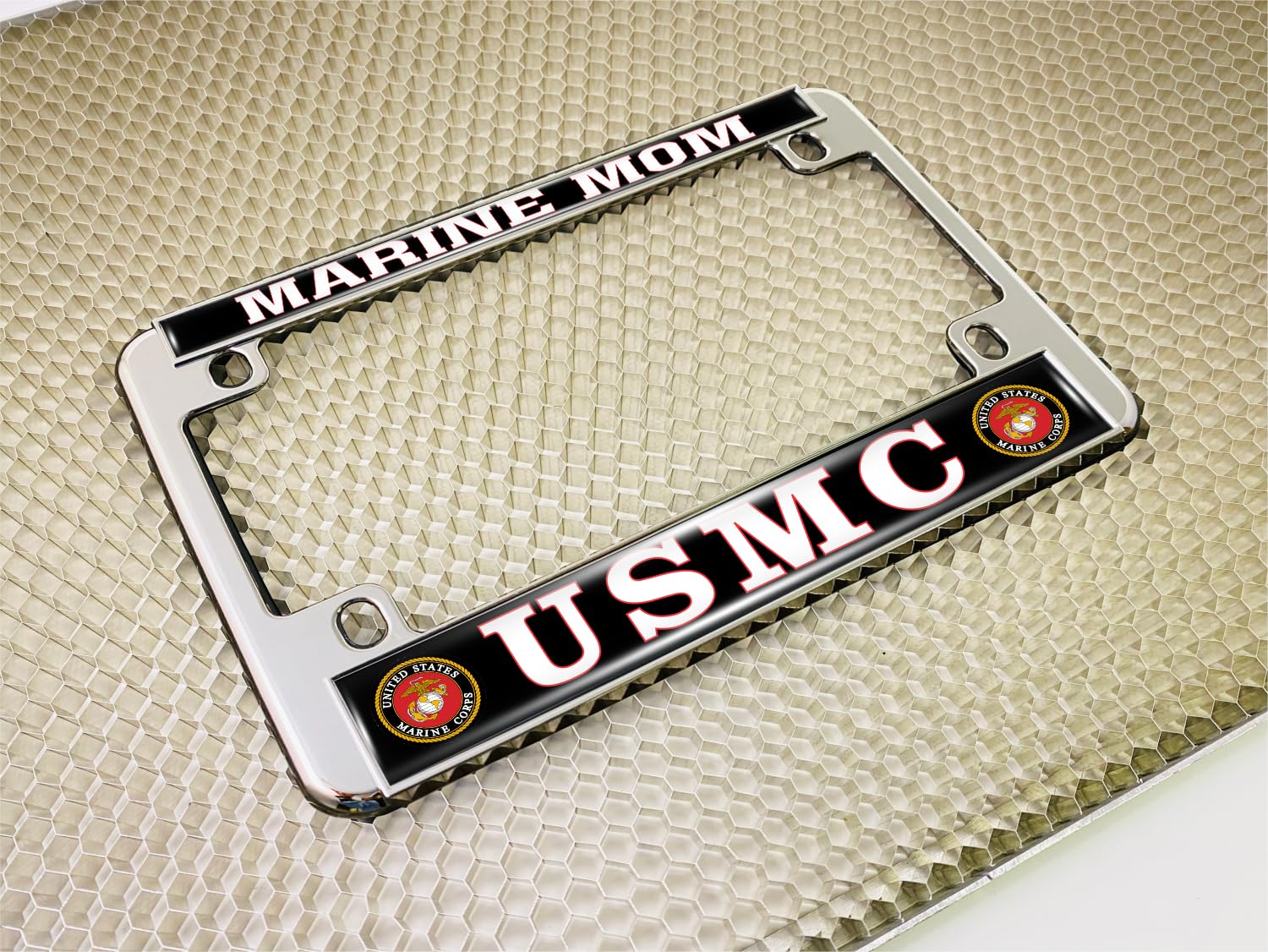 [Officially Licensed USMC Product] - Motorcycle Metal License Plate ...