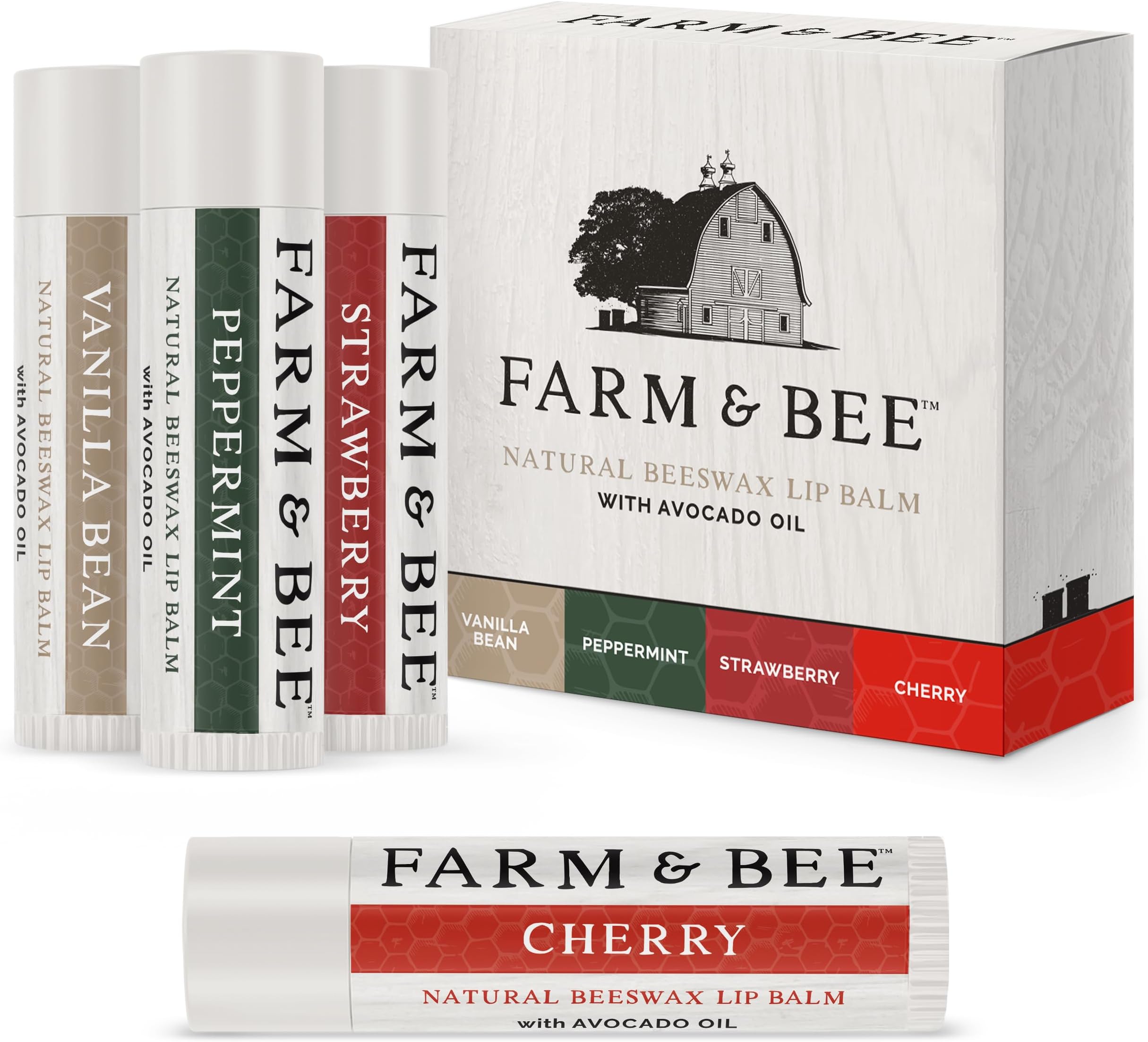 Amazon.com : ArtNaturals Organic Beeswax Lip Balm Gift Set - Assorted ...