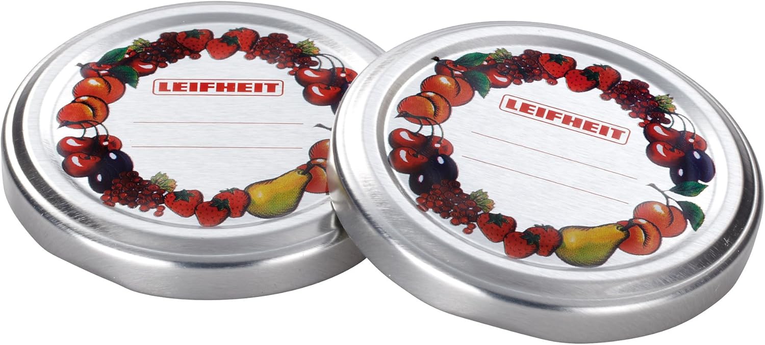 Amazon.com: Leifheit 36400 Lids for Canning Glasses: Canning Jars: Home ...