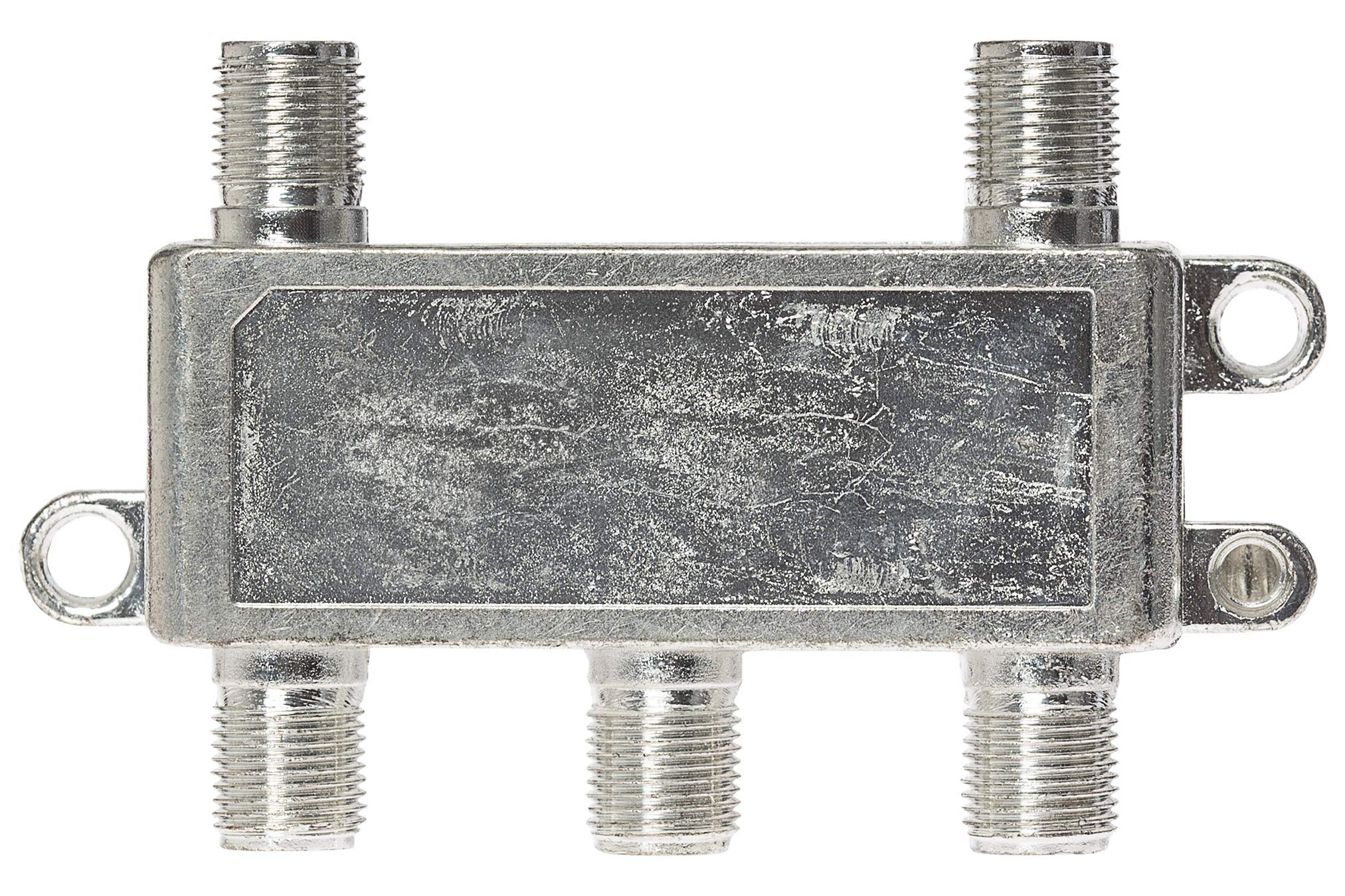 Maplin 4 Way F Type TV Satellite Aerial Coaxial Cable Splitter Adapter ...