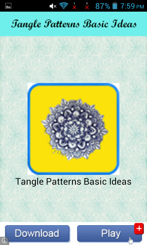Tangle Patterns Basic Ideas - App on Amazon Appstore