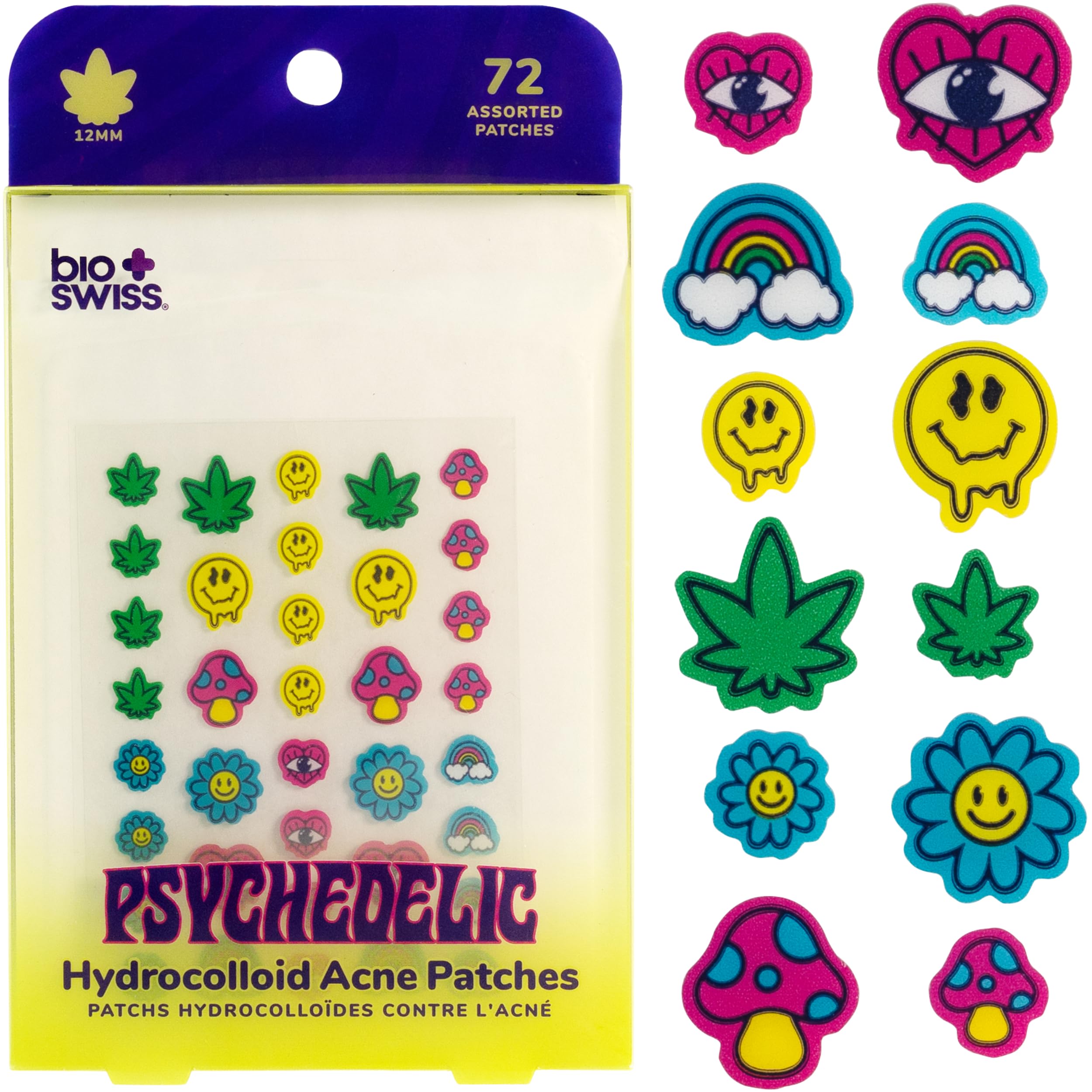 Amazon.com: BioSwiss Pimple Patches, Psychedelic Shaped Acne Patch for ...