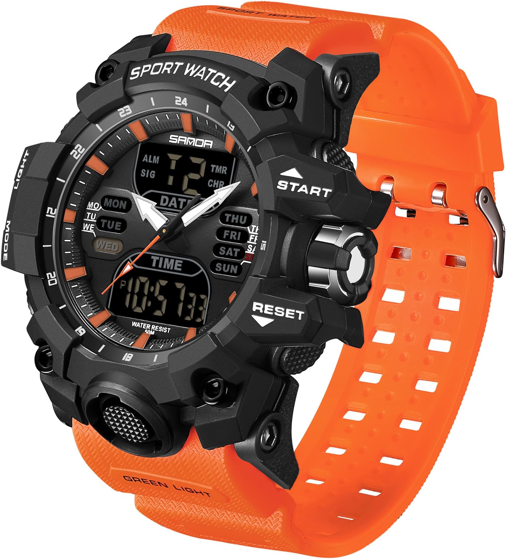 findtime Mens Sports Watch Military Watches for Men Waterproof Watch ...