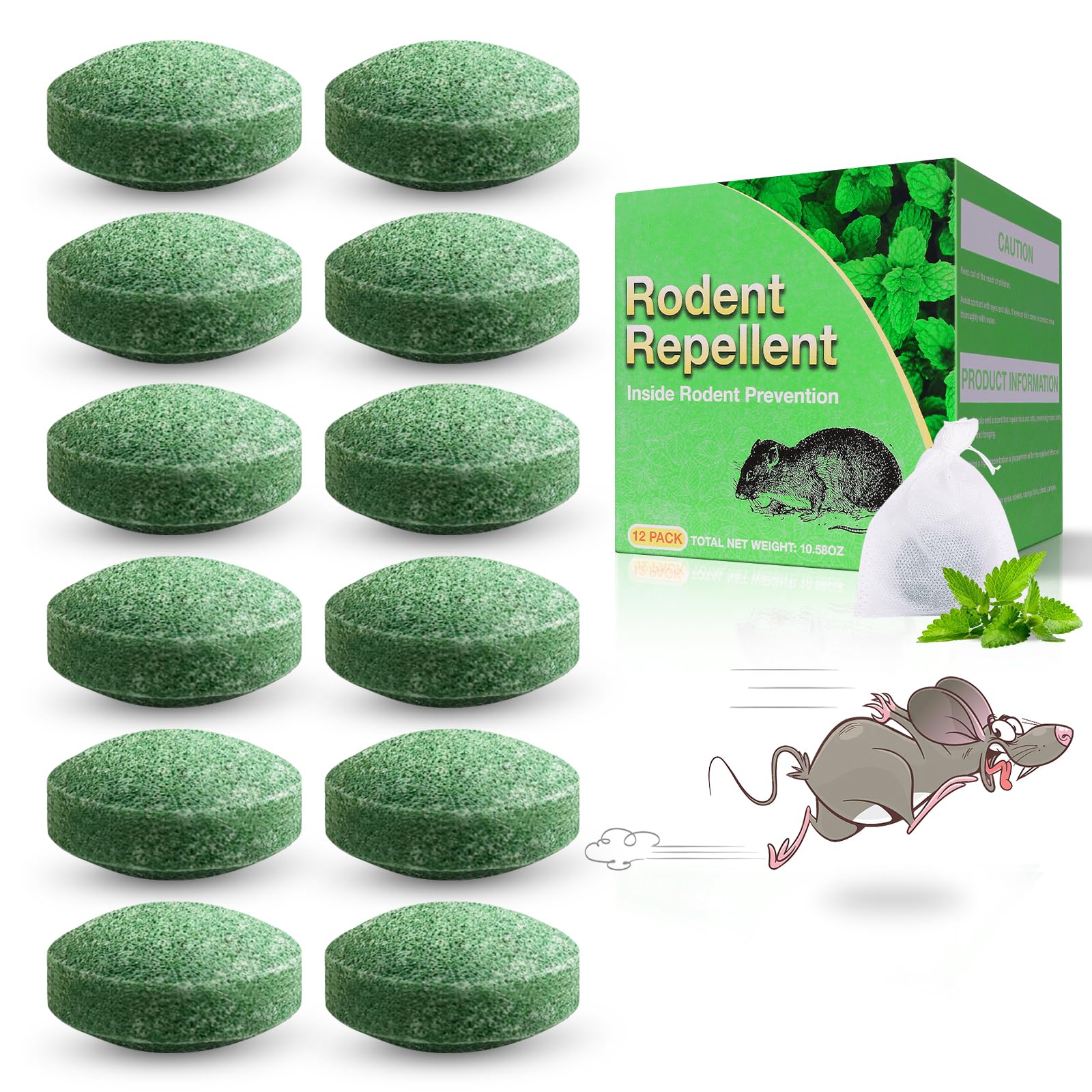 Amazon.com: Mouse Repellent, 12 Pack Mouse Repellent Balls with ...