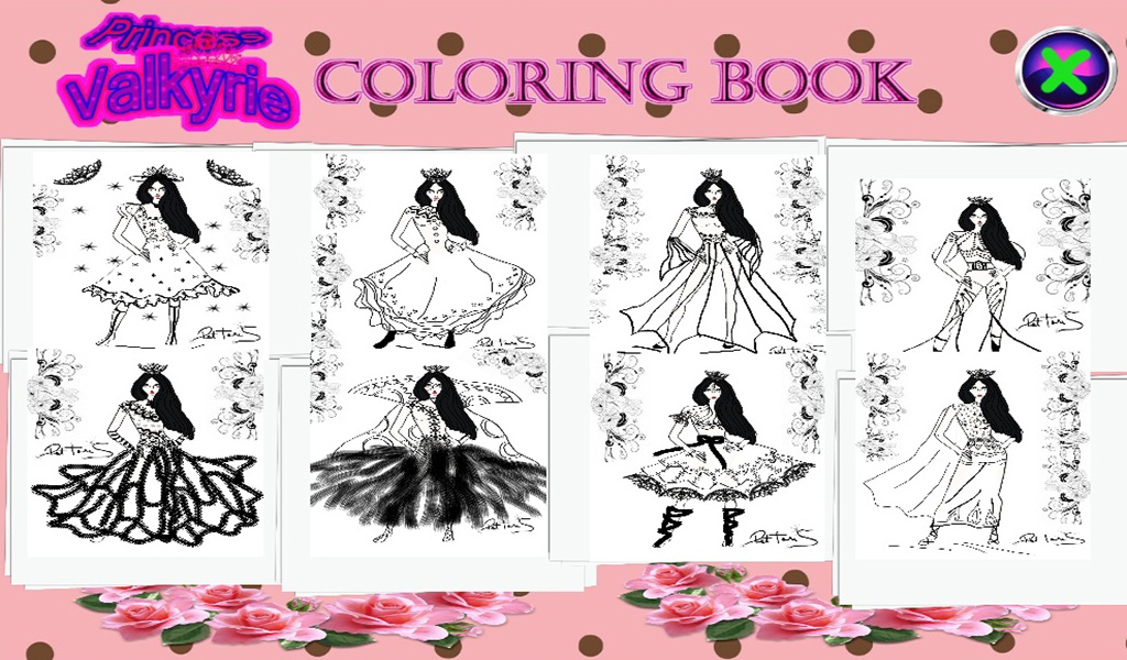 Princess Valkyrie Coloring Book Volume 0 - App on Amazon Appstore