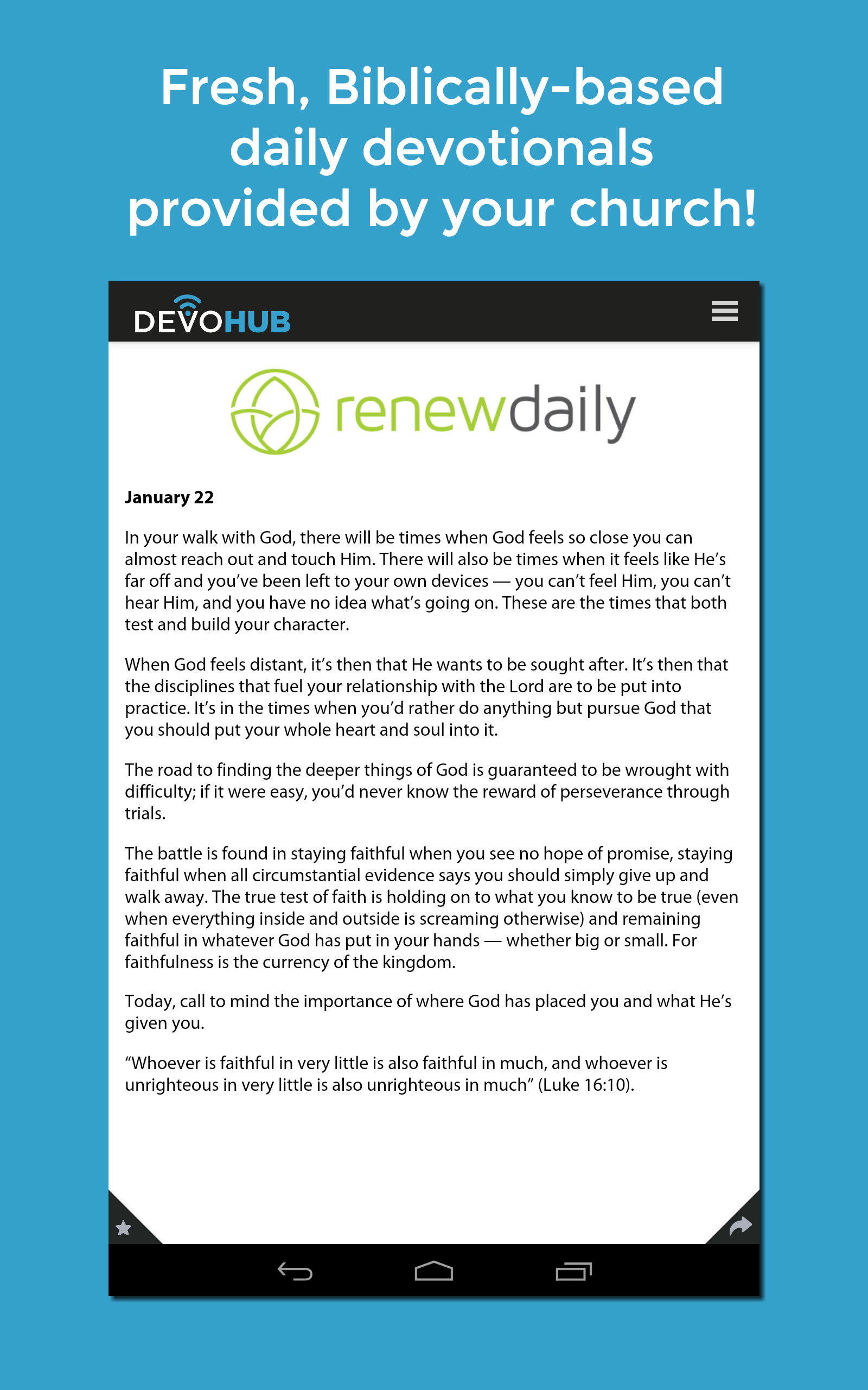 DevoHub: Daily Devotions - App on Amazon Appstore