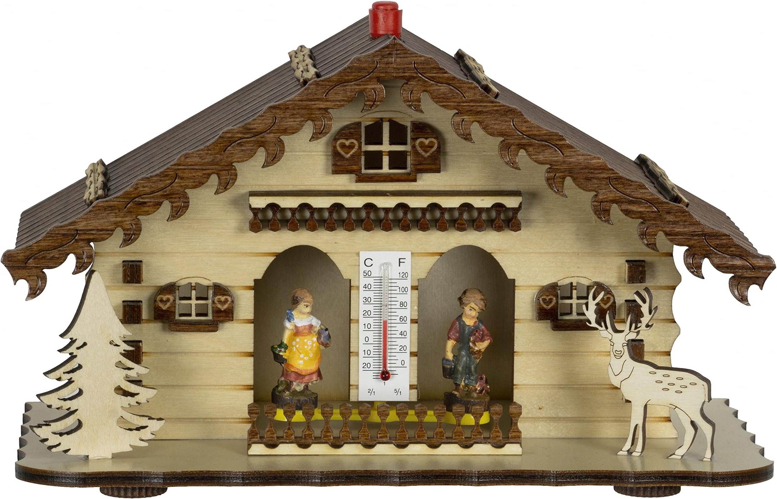 Amazon.com : Trenkle German Black Forest Weather House TU 825 : Patio ...