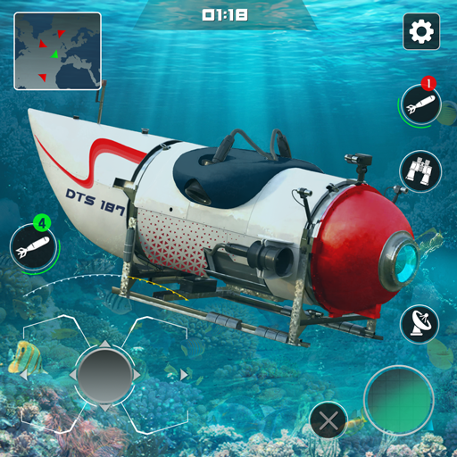 Submarine Titans Rescue Ship Simulator 3D: Underwater Submarine Navy ...