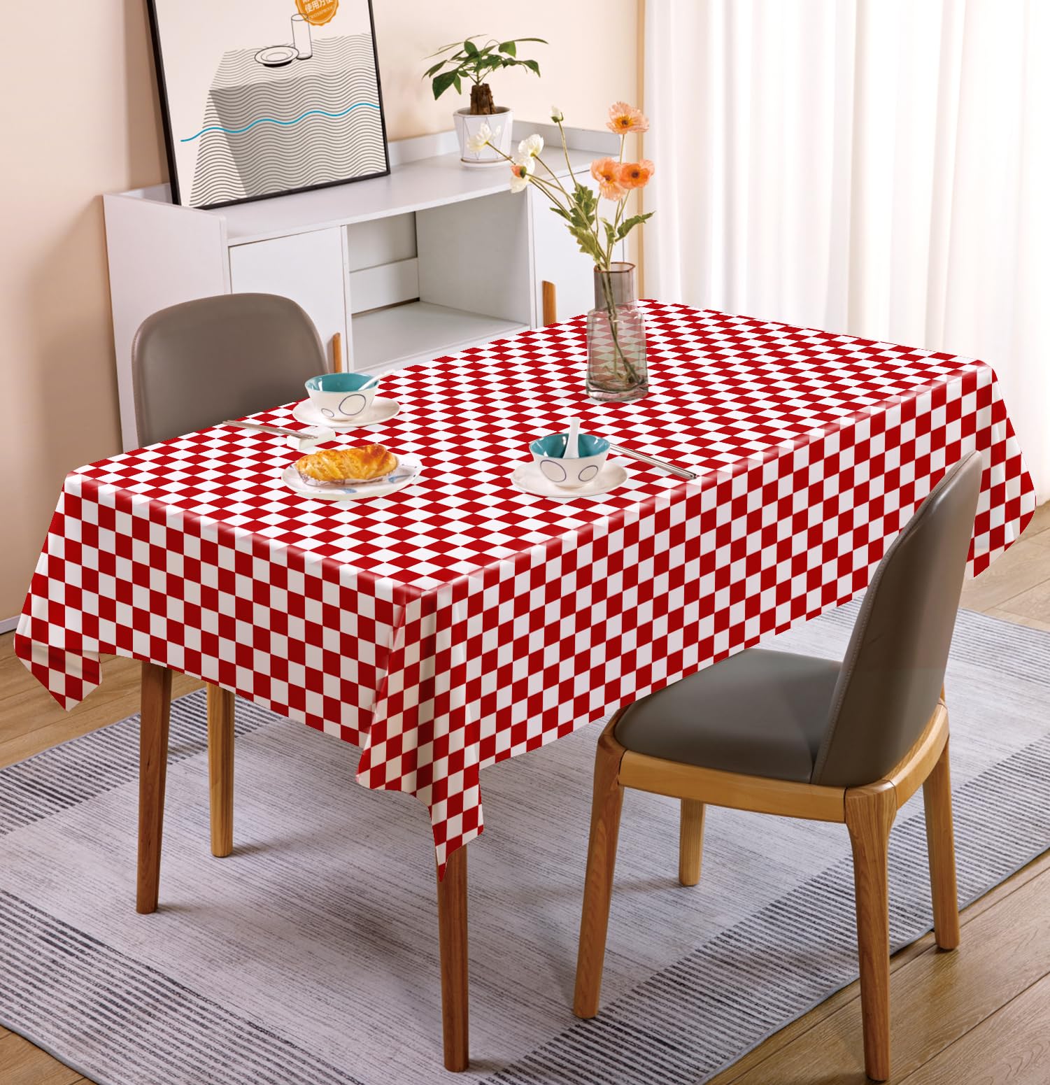Disposable Checkered Tablecloths