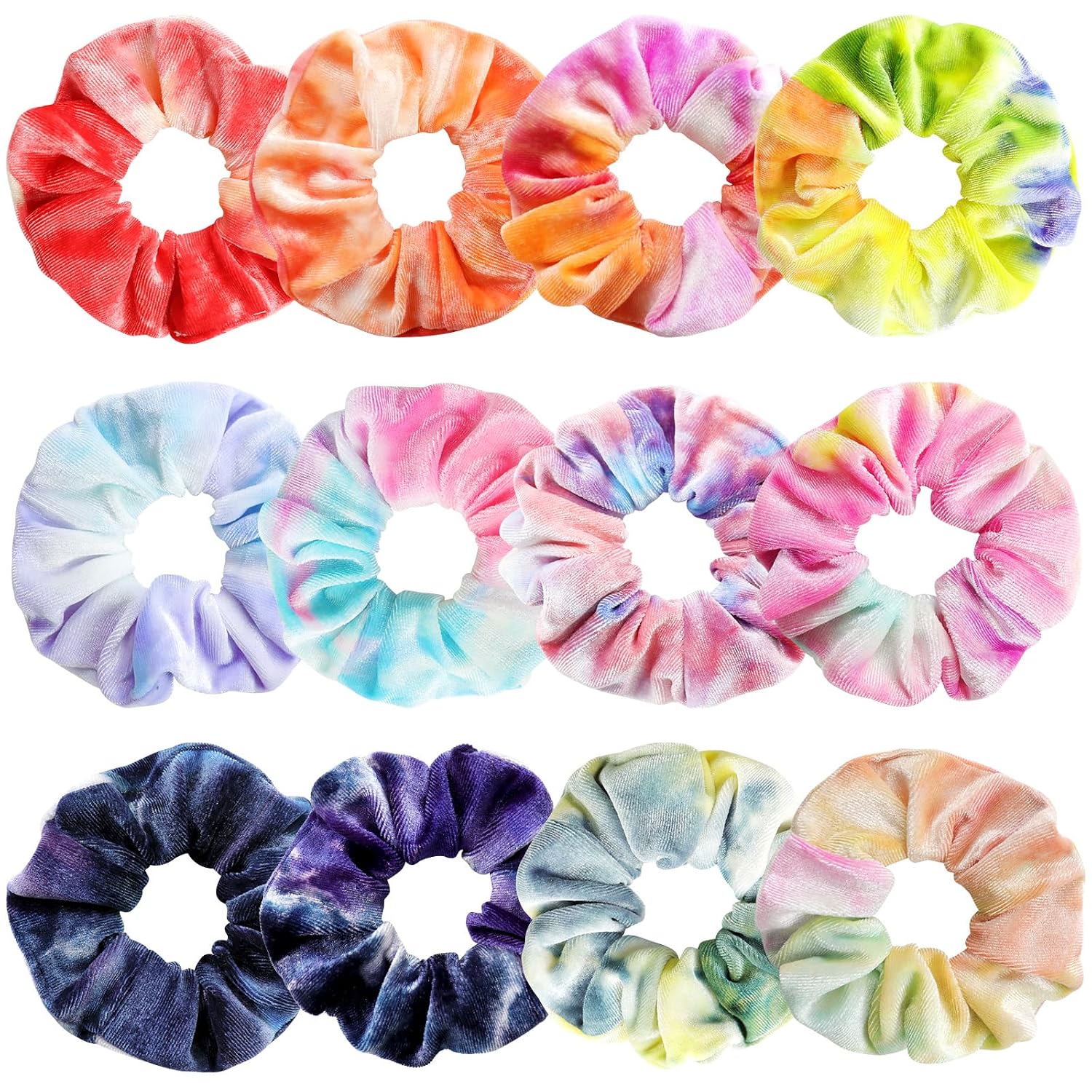 Amazon.com : PROPOG Velvet Hair Scrunchies for Girls and Women, Premium ...